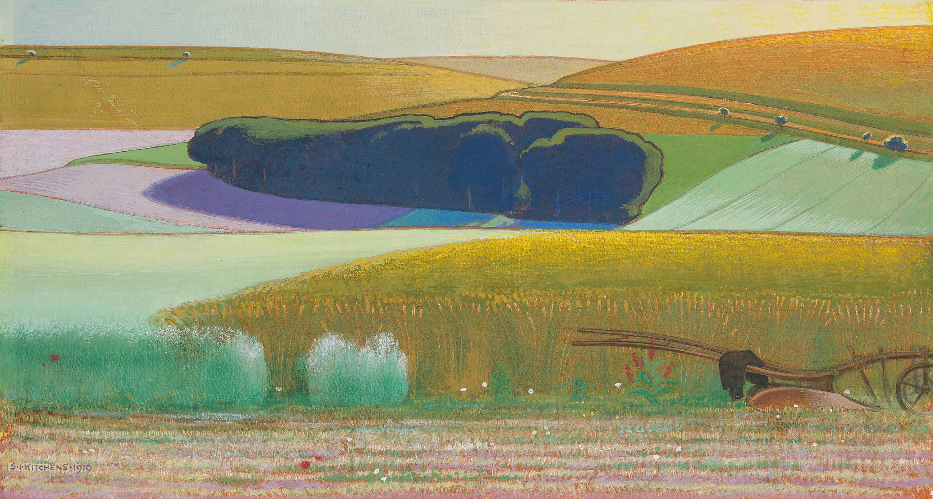 Ivon Hitchens (1893-1979), South Downs (The Plough on the Downs ...