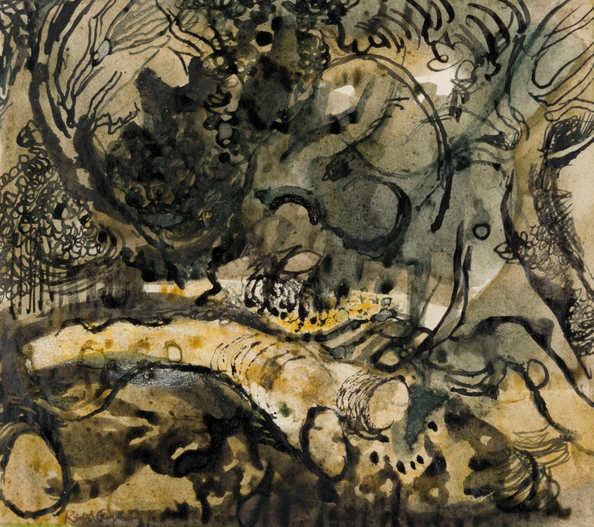 Keith Vaughan (1912-1977), Felled trees | Christie's