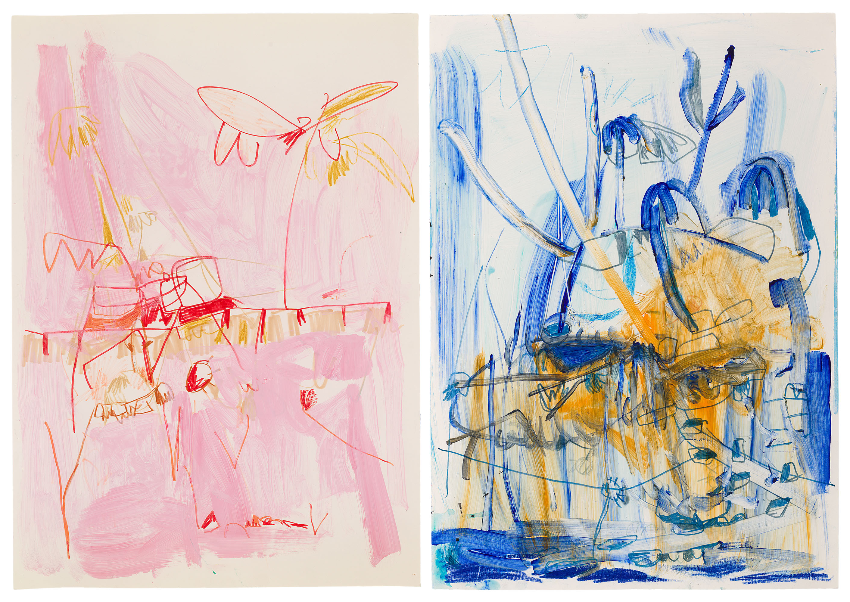 JADÉ FADOJUTIMI (B. 1993), (i) Rampage (ii) Untitled Study | Christie’s