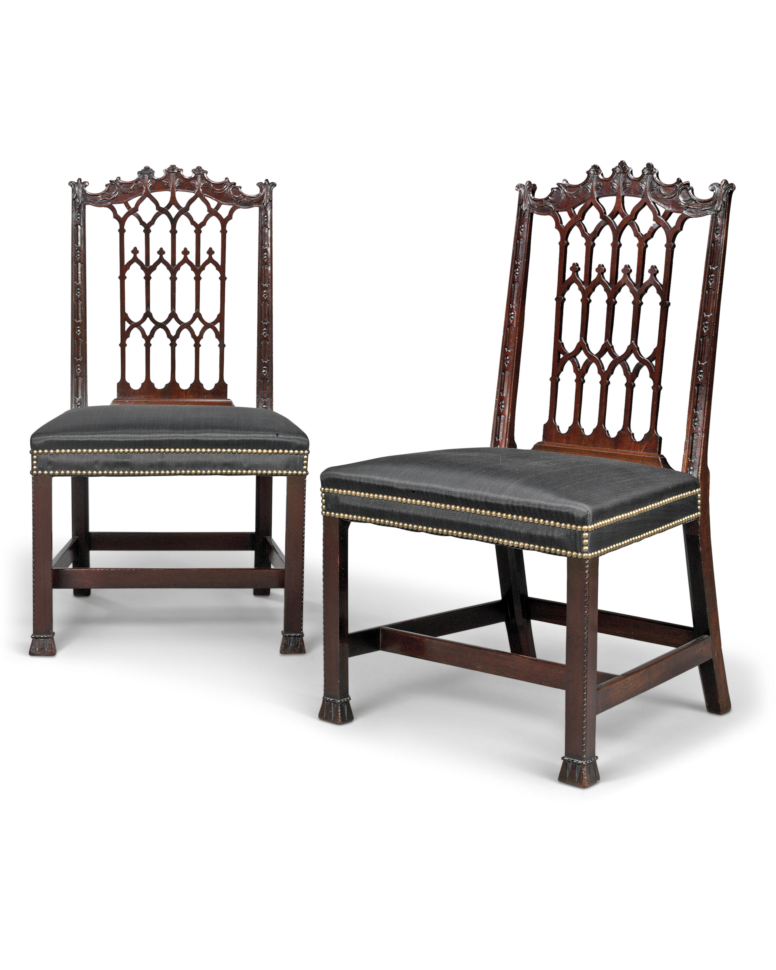 A PAIR OF GEORGE III MAHOGANY SIDE CHAIRS, CIRCA 1760 | Christie’s