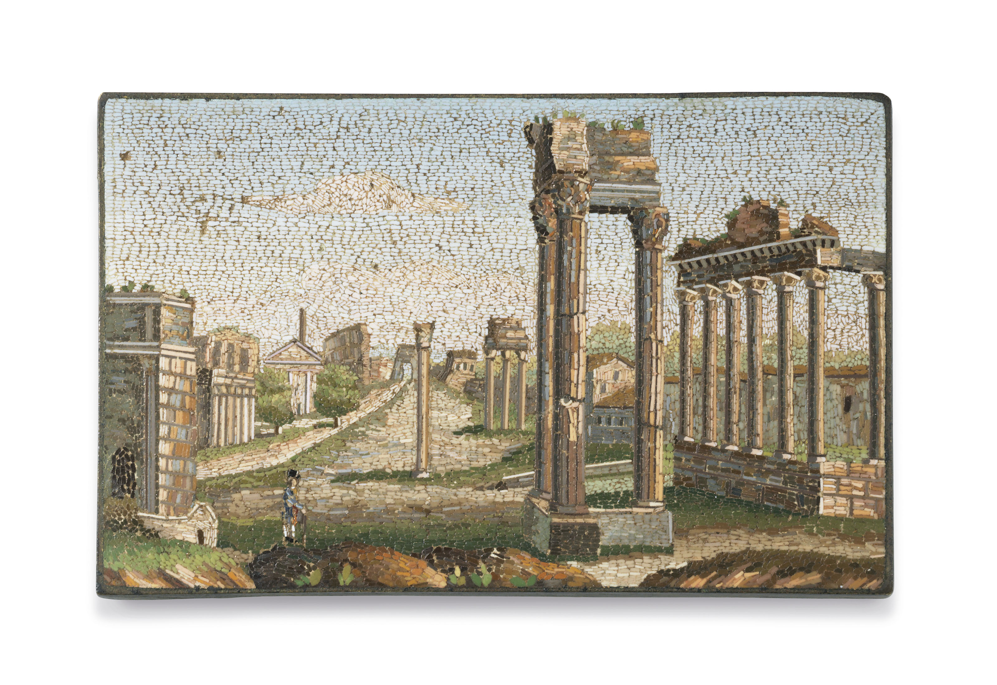 AN ITALIAN MICROMOSAIC PLAQUE, ROME, CIRCA 1810 | Christie’s