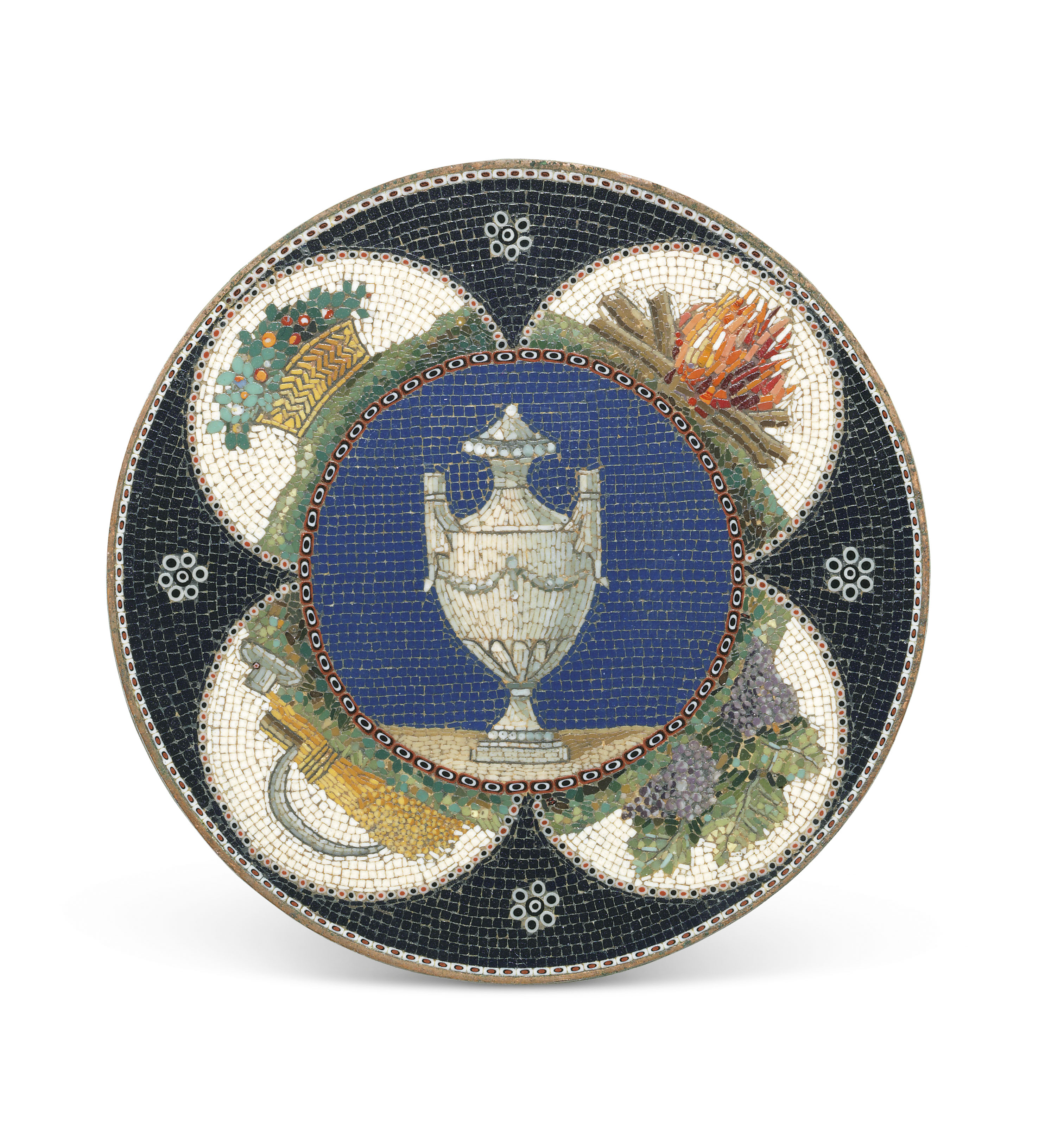 AN ITALIAN MICROMOSAIC PLAQUE, ROME, CIRCA 1810 | Christie’s