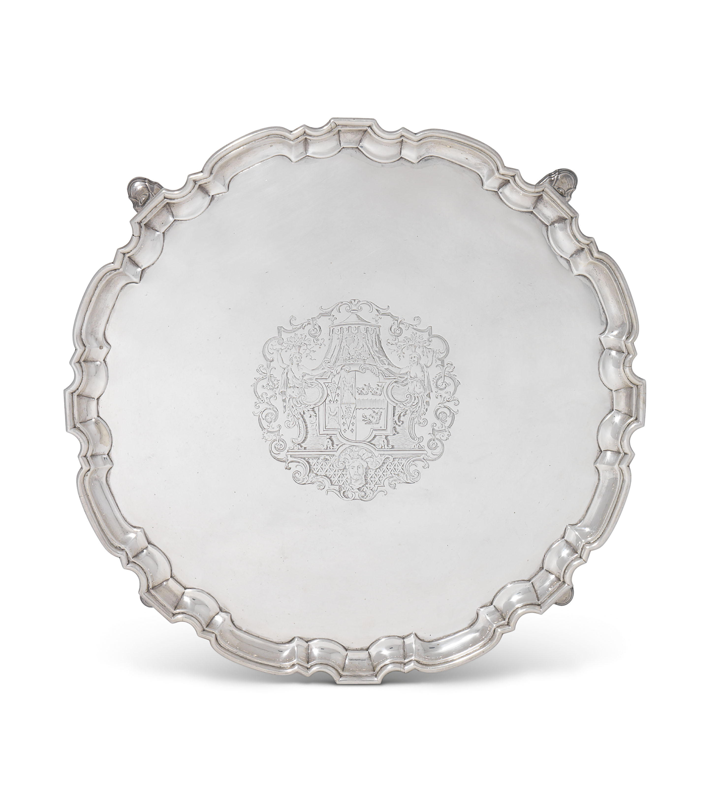 A GEORGE II SILVER SALVER, MARK OF JOHN TUITE, LONDON, 1731 | Christie’s