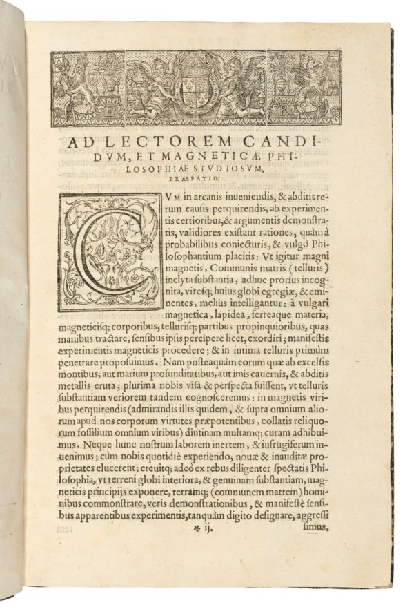 William Gilbert (1544-1603), De magnete. 1600 | Christie’s