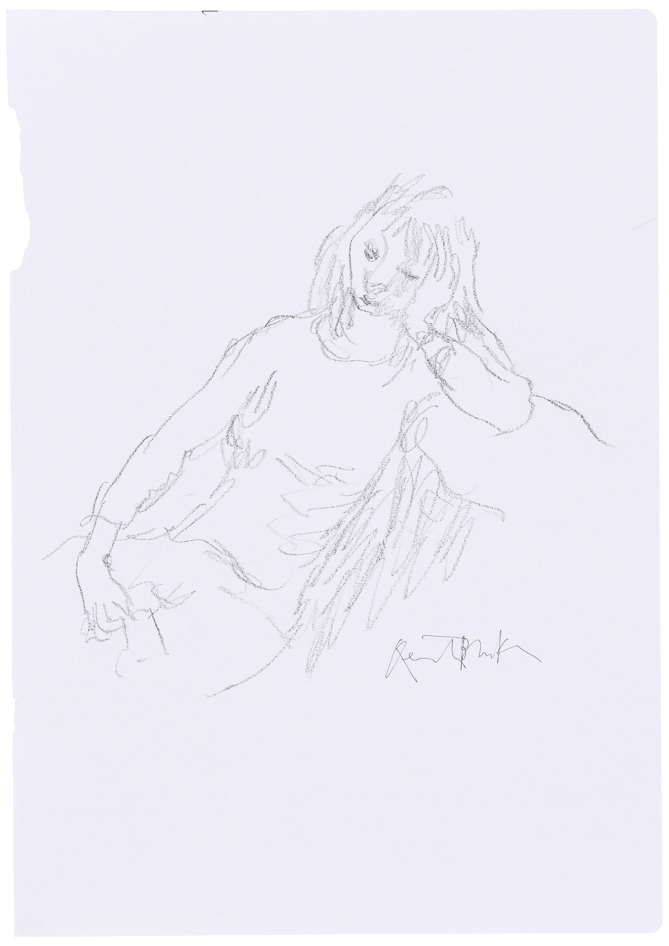 Quentin Blake (b.1932), People who have just received a letter #2. 2019 ...