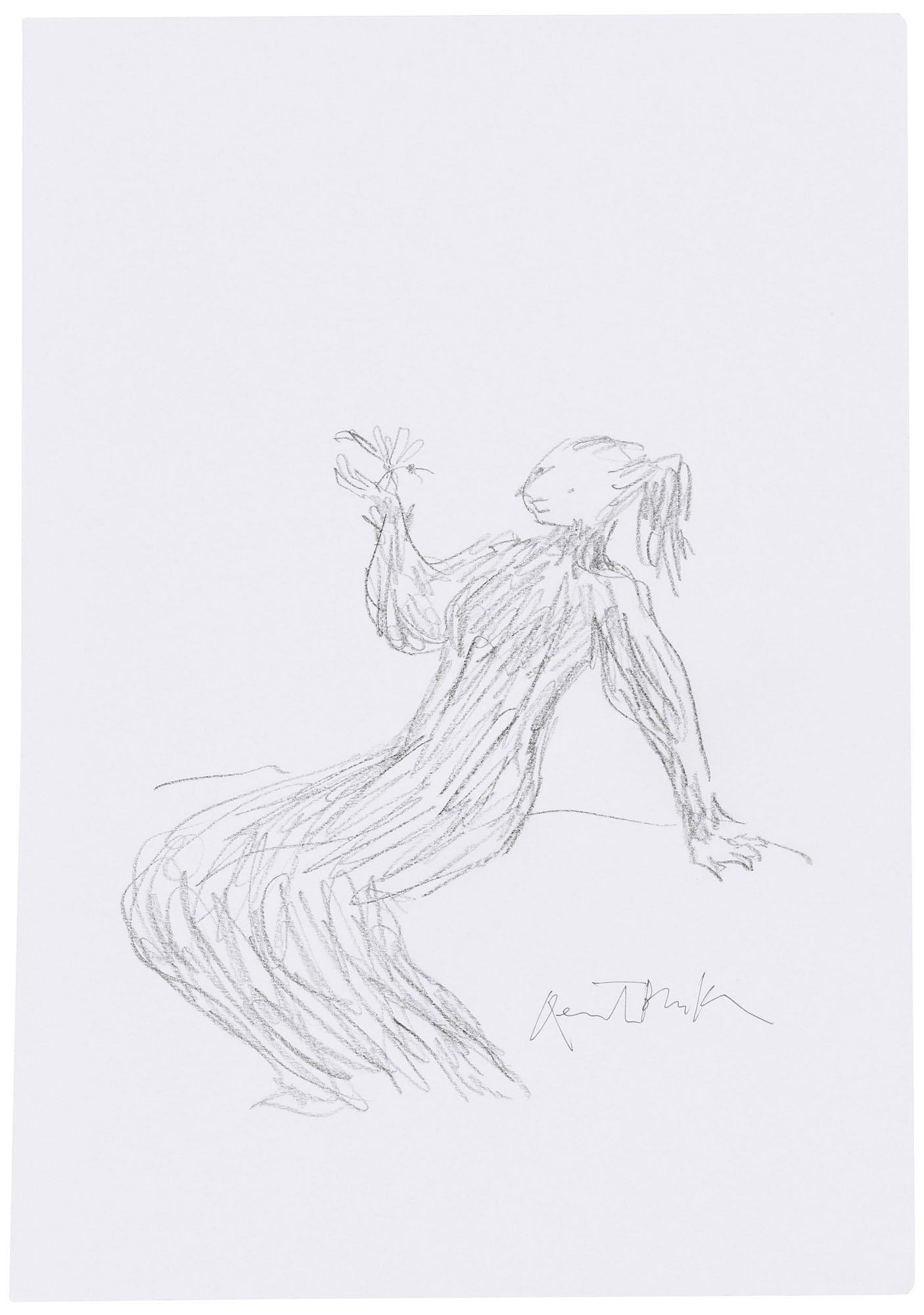 Quentin Blake (b.1932), Each with her Creature #5. 2019 | Christie’s