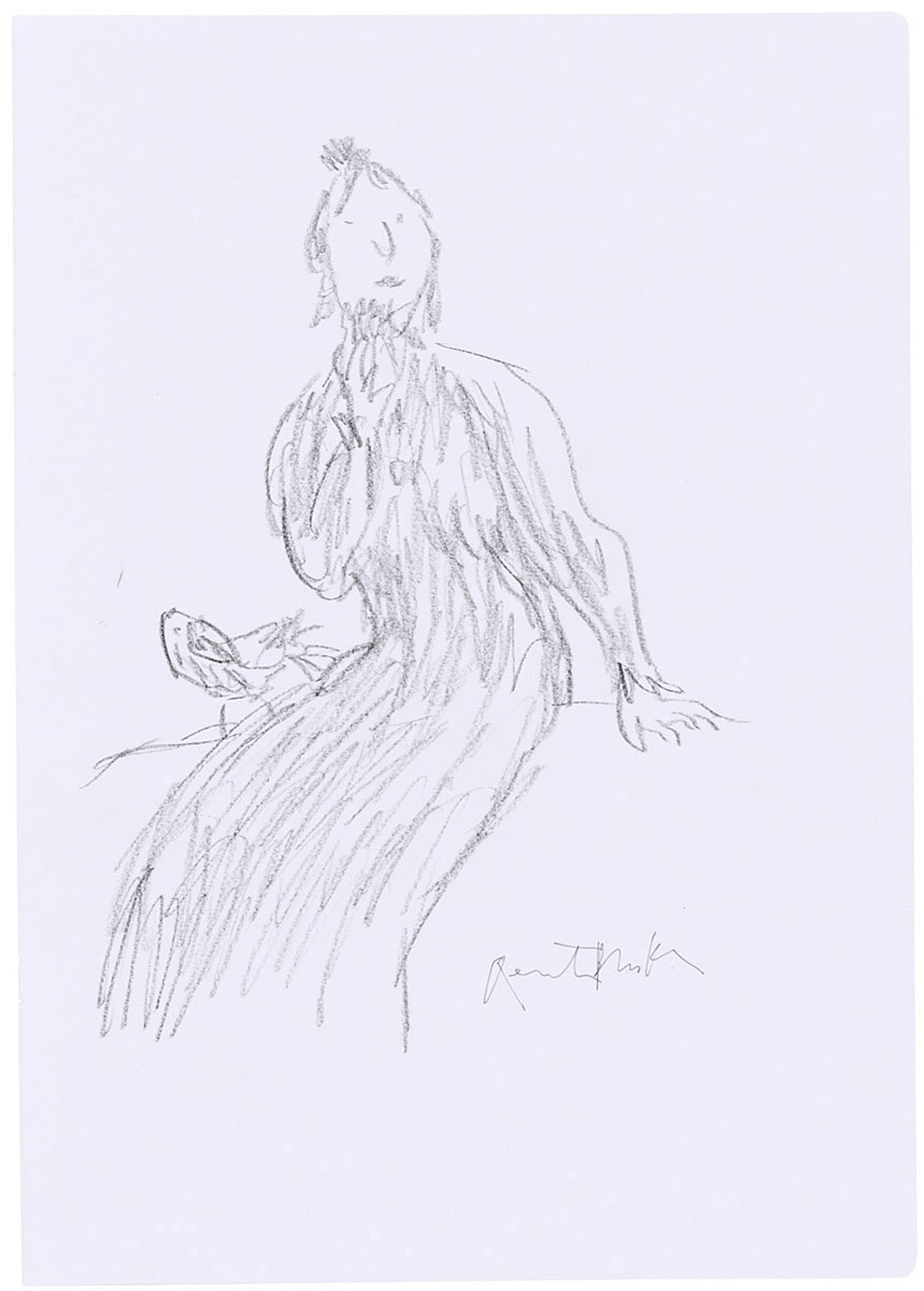 Quentin Blake (b.1932), Each with her Creature #6. 2019 | Christie’s