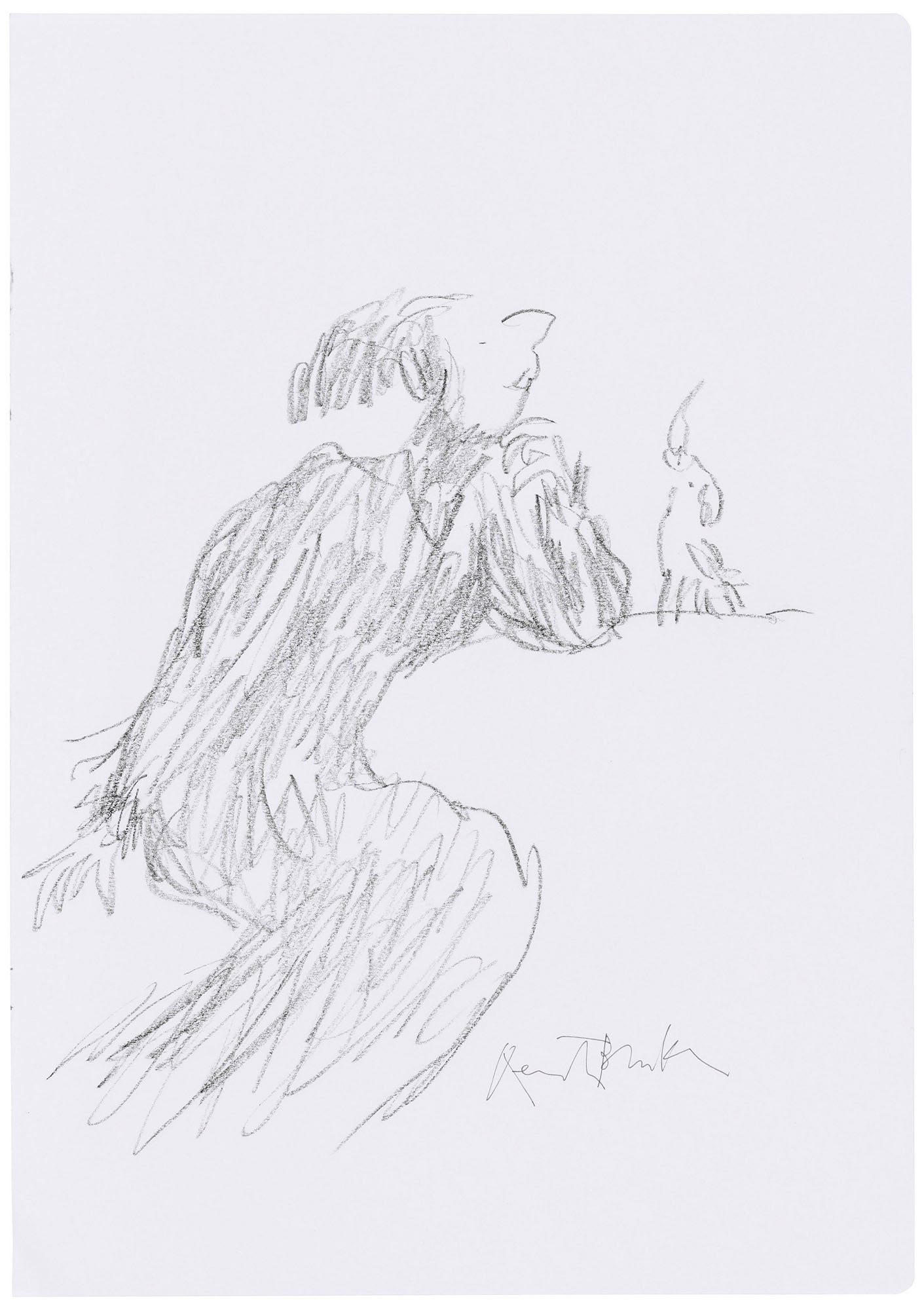 Quentin Blake (b.1932), Each with her Creature #7 | Christie’s