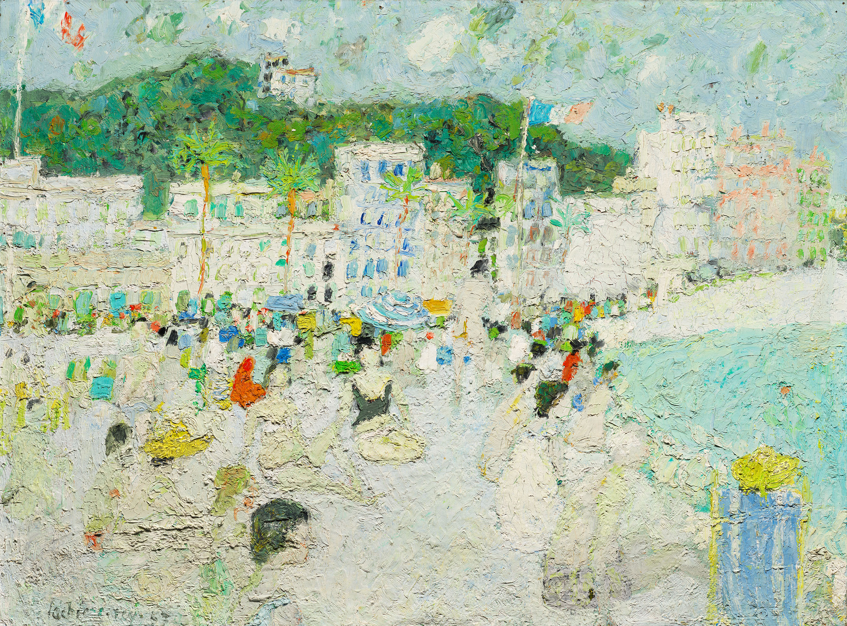 HENRI LACHIEZE-REY (1927-1974), Baigneurs à Nice | Christie’s