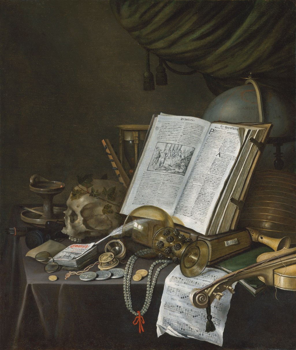 EDWAERT COLLIER (BREDA 1642-1708 LONDON), A vanitas still life with ...