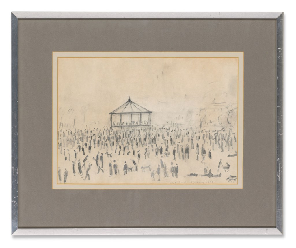 LAURENCE STEPHEN LOWRY, R.A. (1887-1976), Bandstand, Peel Park | Christie’s