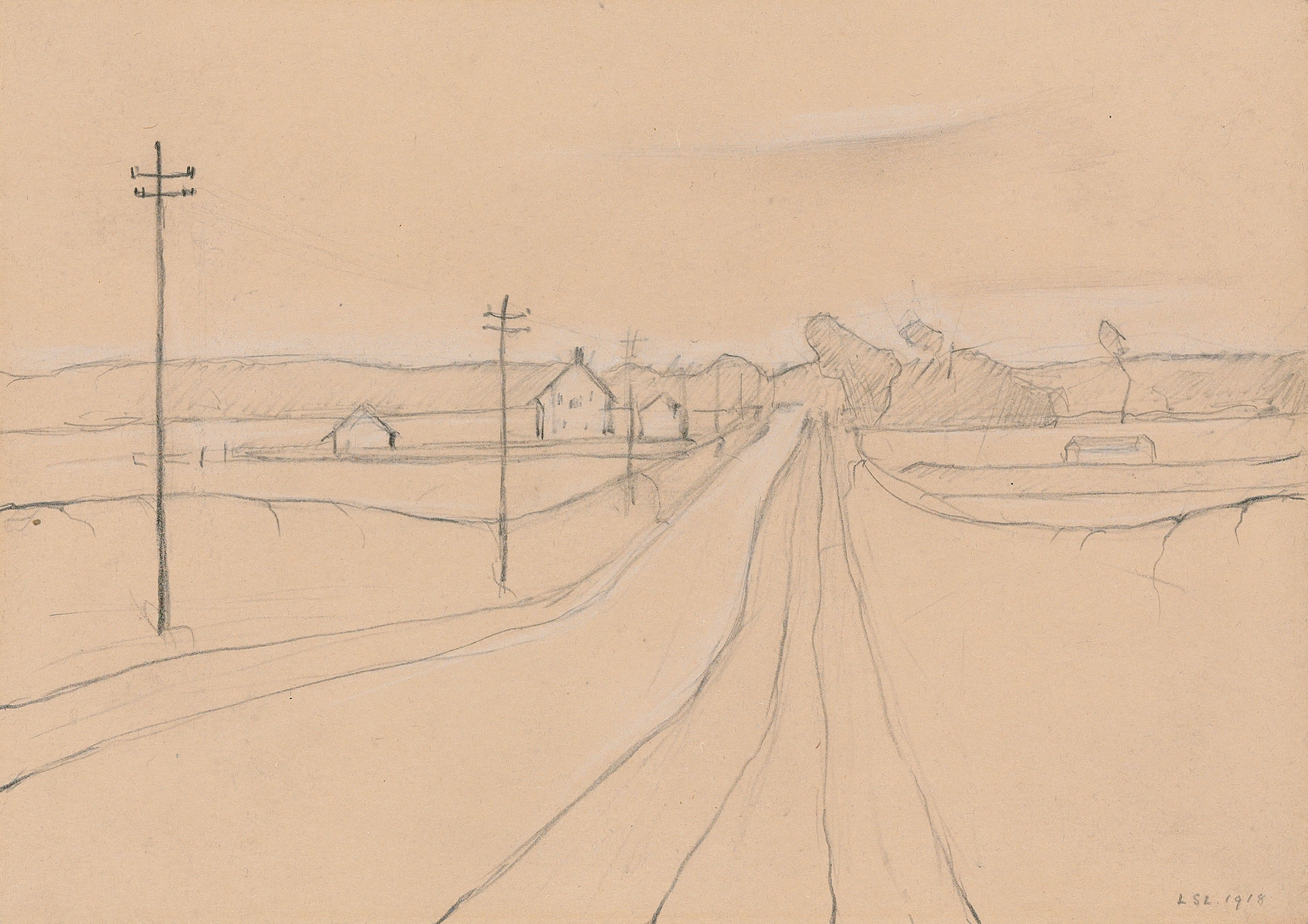 LAURENCE STEPHEN LOWRY, R.A. (1887-1976), Landscape, Lytham | Christie’s