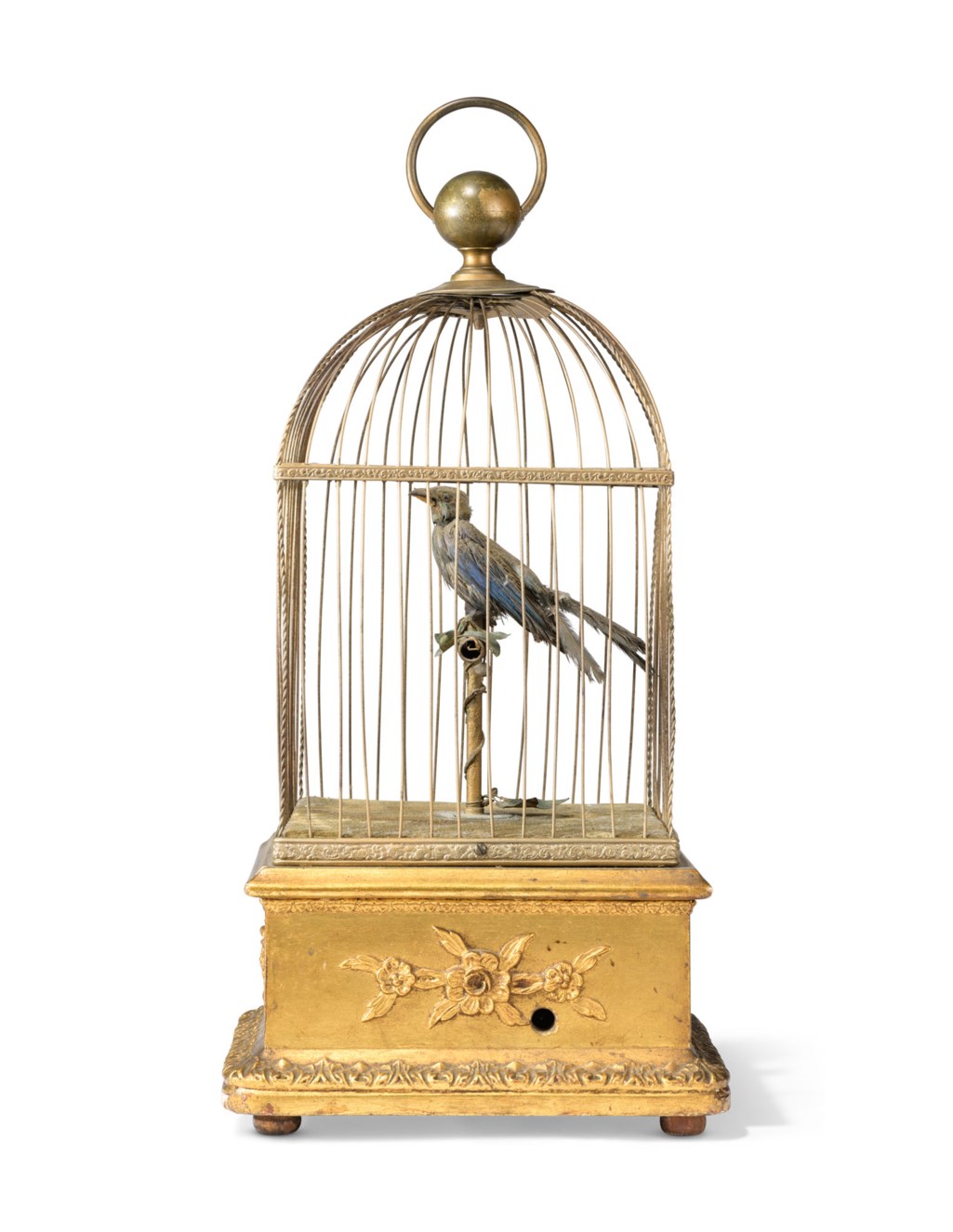 A SINGING BIRD AUTOMATON, ALMOST CERTAINLY BY BONTEMS, CIRCA 1900 ...