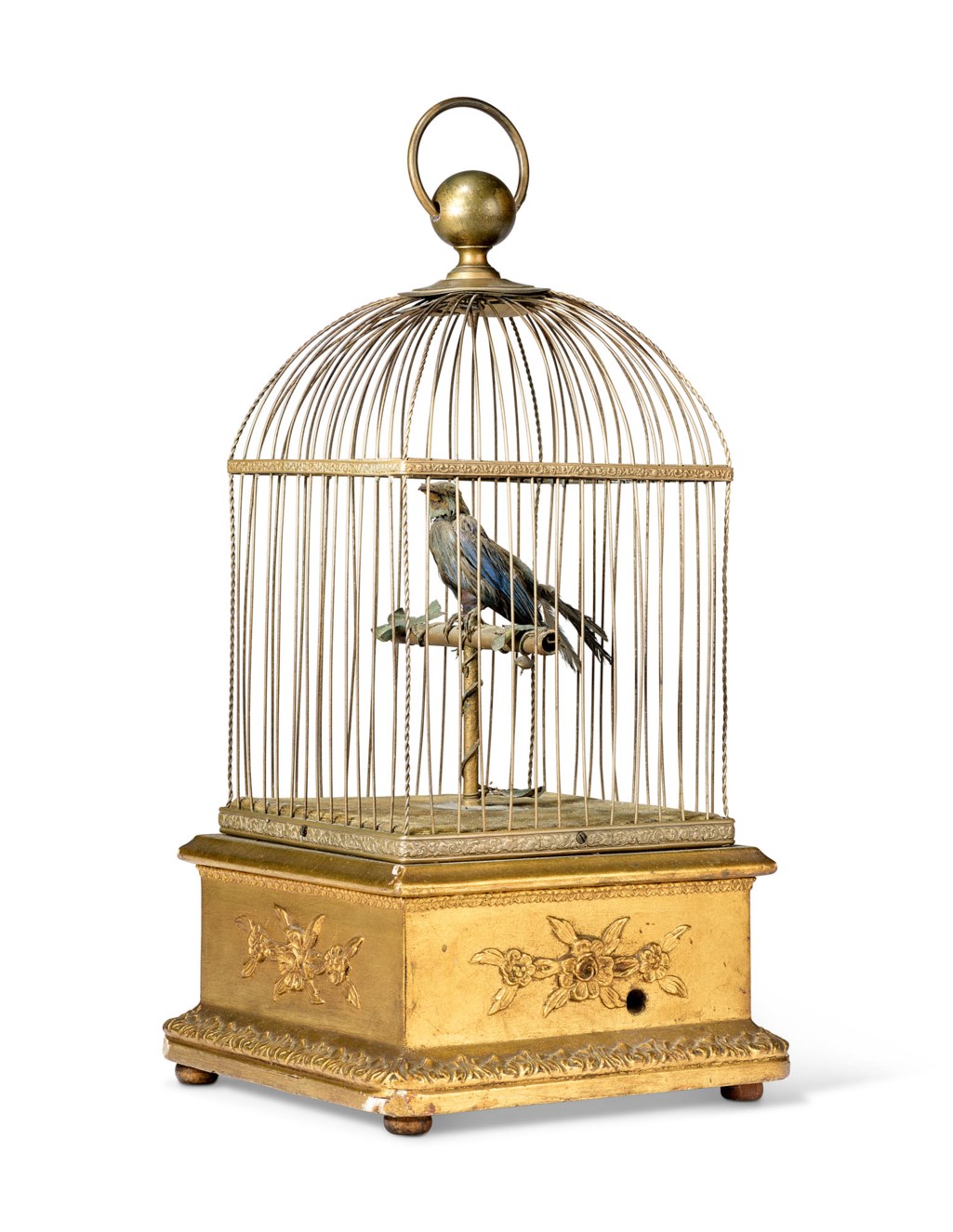 A SINGING BIRD AUTOMATON, ALMOST CERTAINLY BY BONTEMS, CIRCA 1900 ...