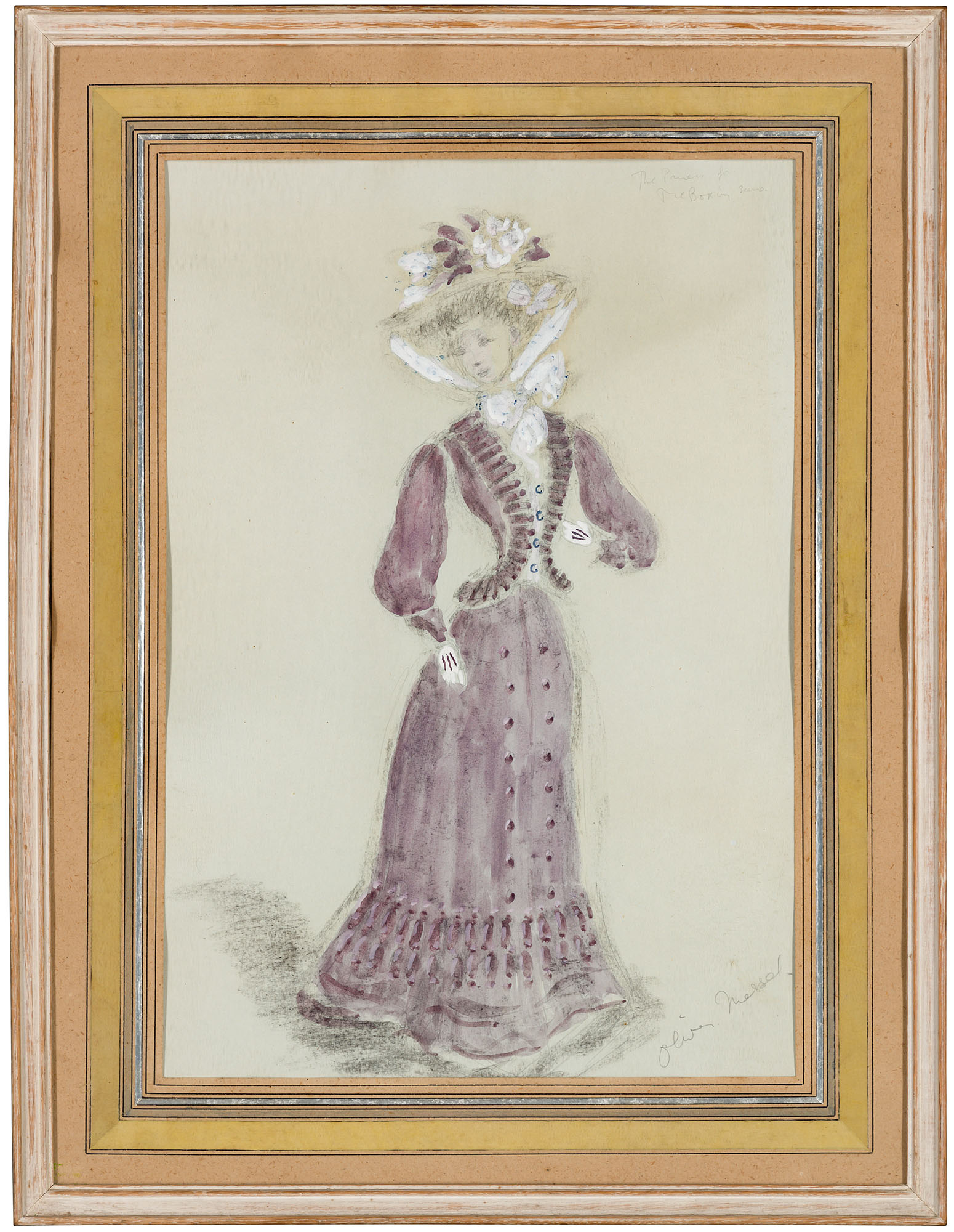 OLIVER MESSEL'S DESIGN FOR C.B.COCHRAN'S PLAY TOUGH AT THE TOP:Oliver ...