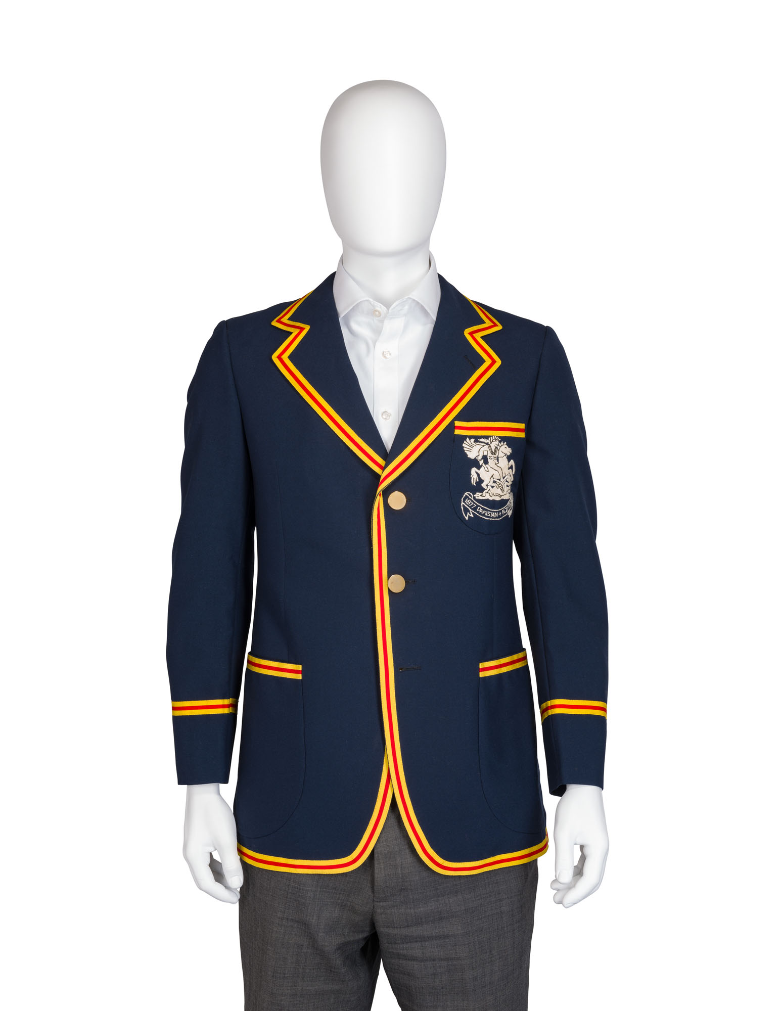 GEOFFREY BOYCOTT'S MCC TOURING BLAZER, BY DAKS SIMPSON LTD, ENGLAND V ...