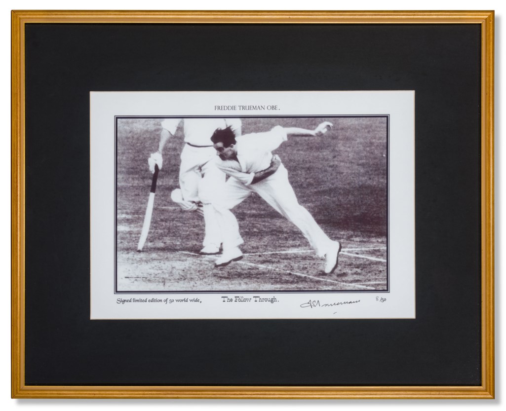 A SIGNED PHOTOGRAPH OF FRED TRUEMAN O.B.E., 20TH CENTURY | Christie’s