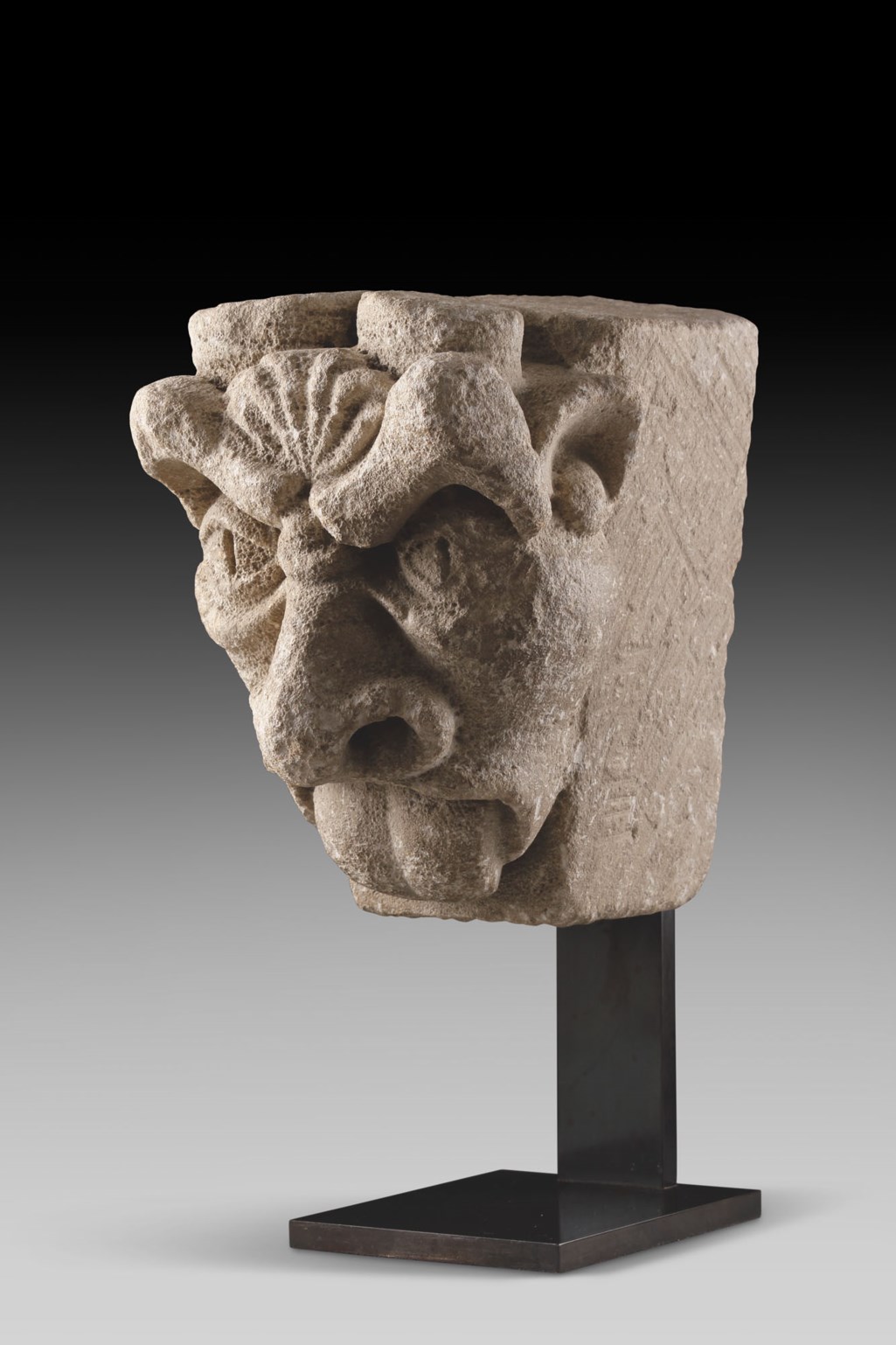 ENGLISH, LATE 14TH/EARLY 15TH CENTURY, A grotesque head of a demon ...