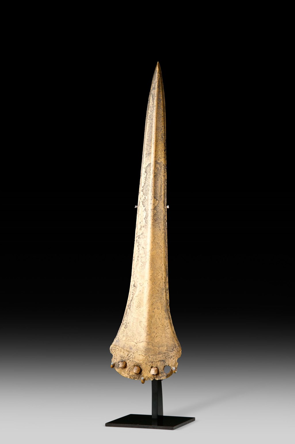 A EUROPEAN BRONZE DAGGER BLADE, MIDDLE BRONZE AGE, CIRCA 1500-1300 B.C ...