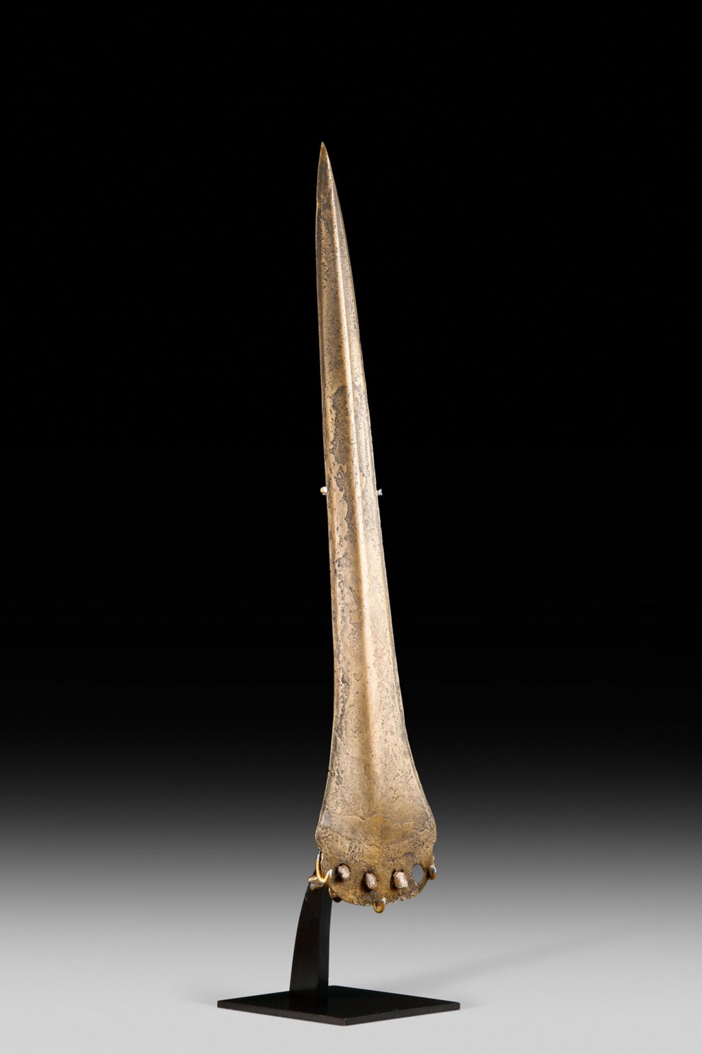 A EUROPEAN BRONZE DAGGER BLADE, MIDDLE BRONZE AGE, CIRCA 1500-1300 B.C ...