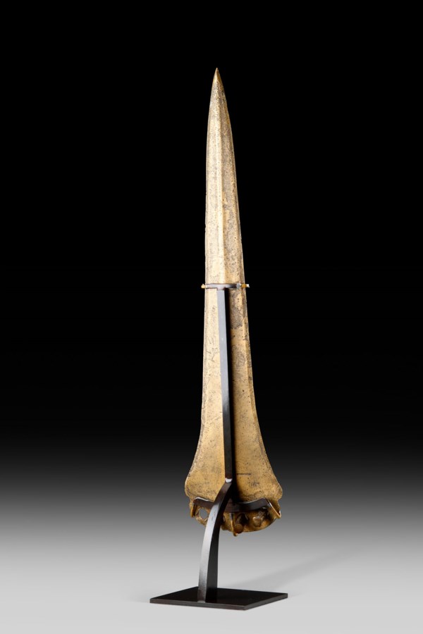 A EUROPEAN BRONZE DAGGER BLADE, MIDDLE BRONZE AGE, CIRCA 1500-1300 B.C ...