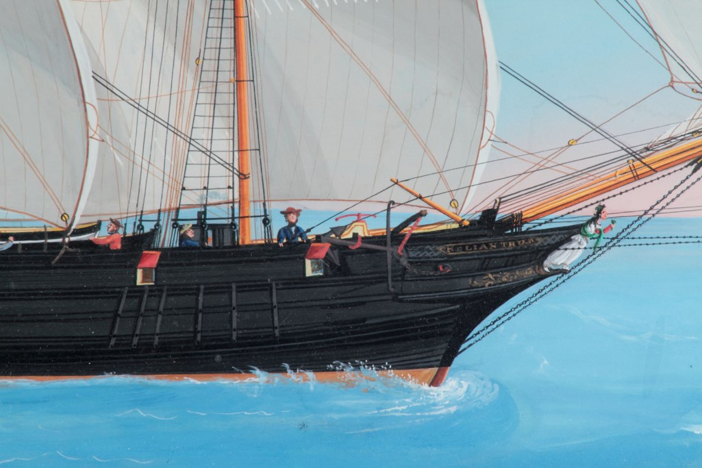 Michele Funno (Italian, fl. 1835-1865), A Portrait of the Two Masted ...