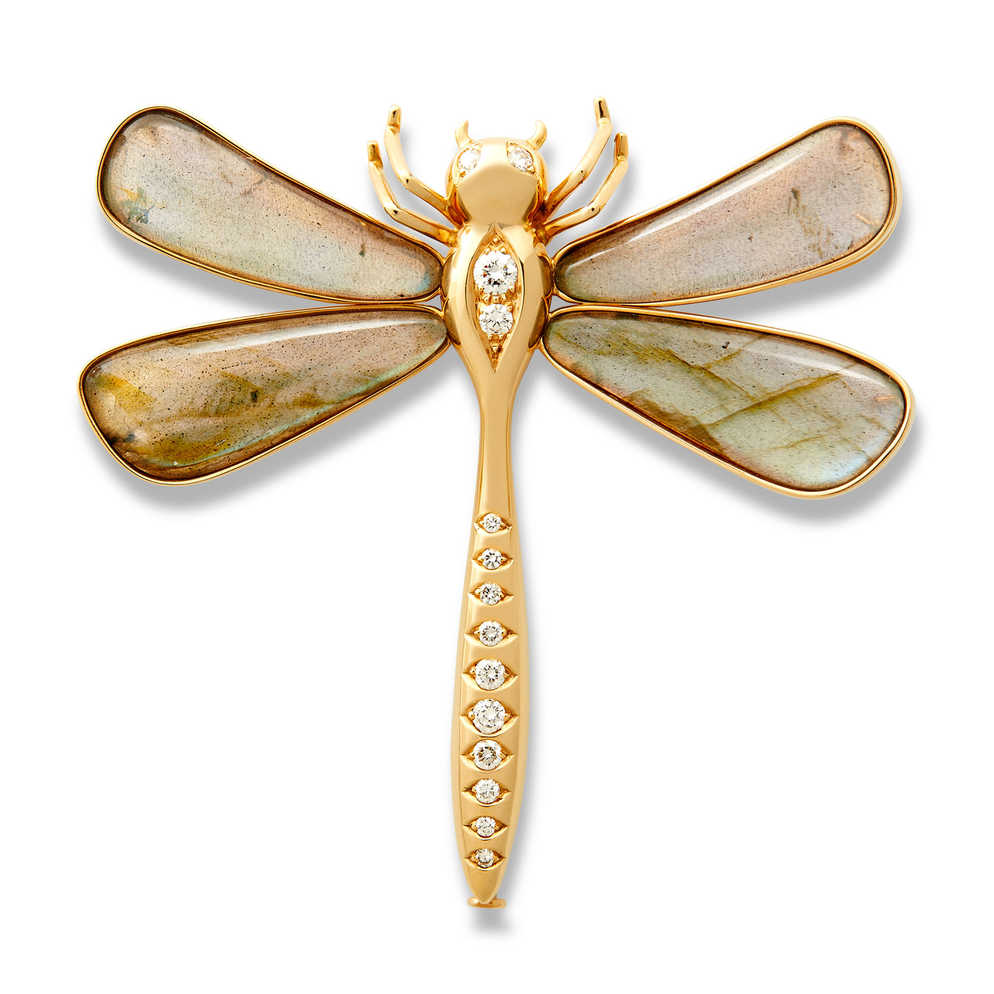 PATSEAS LABRADORITE AND DIAMOND DRAGONFLY BROOCH, | Christie’s