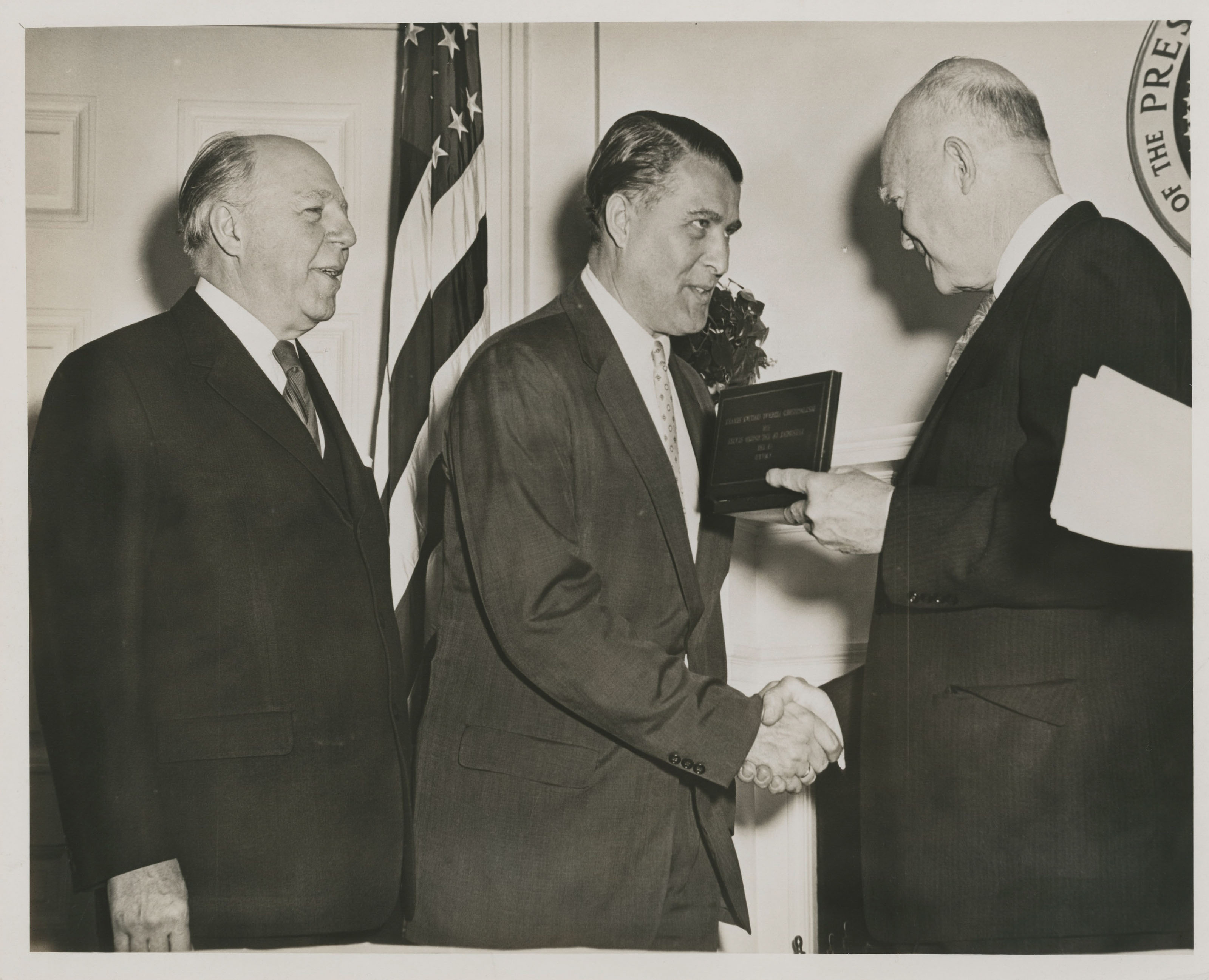 Birth of NASA: Wernher von Braun visiting President Eisenhower; the ...