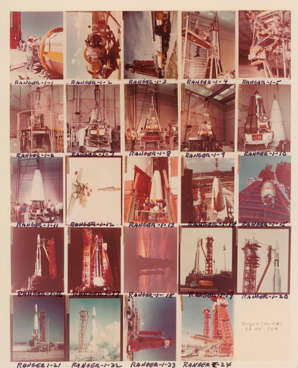 The Ranger III spacecraft; Ranger lunar missions; historic first close ...