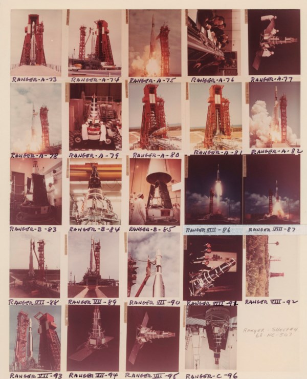 The Ranger III spacecraft; Ranger lunar missions; historic first close ...