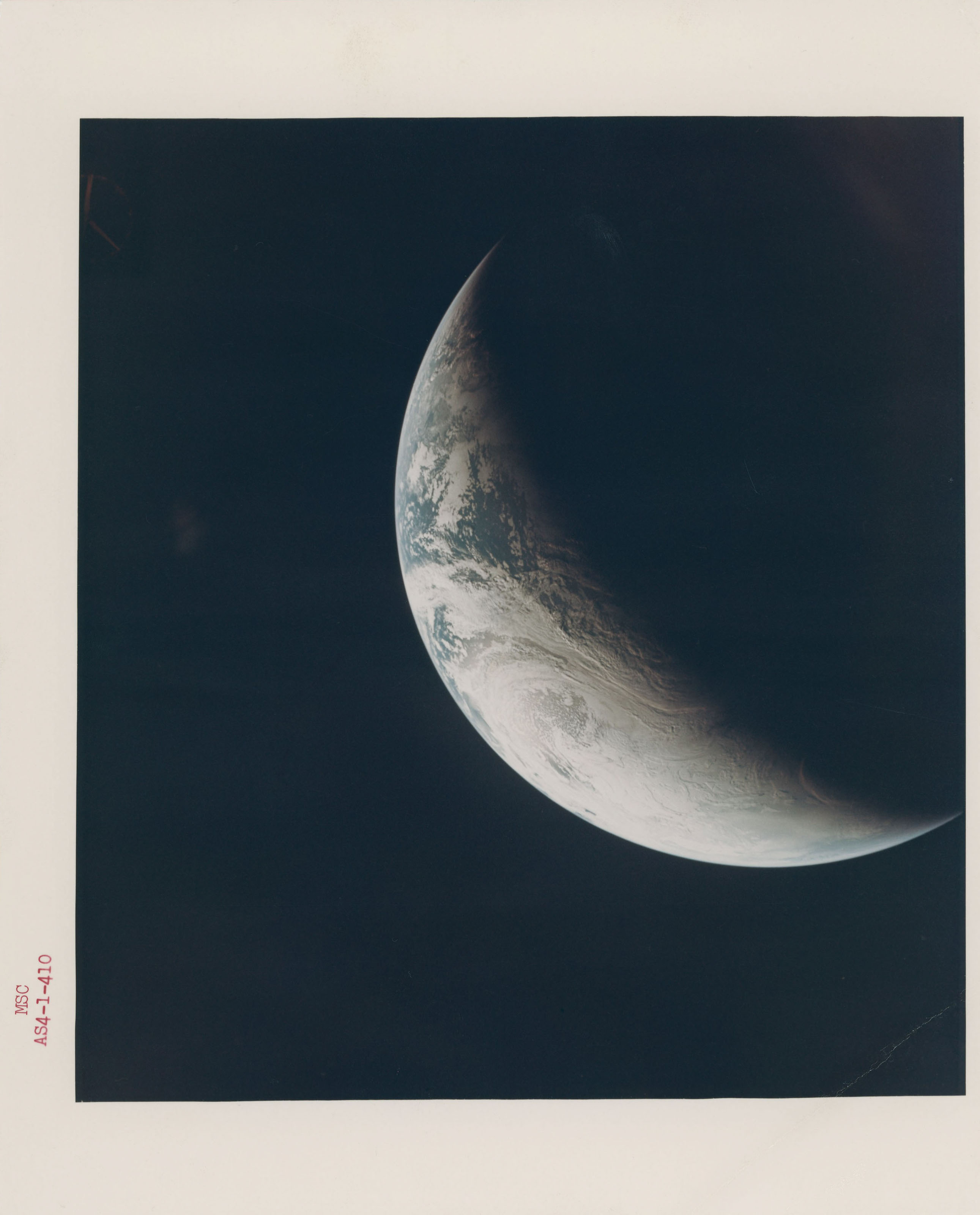 First color photograph of the whole Planet Earth; first color ...