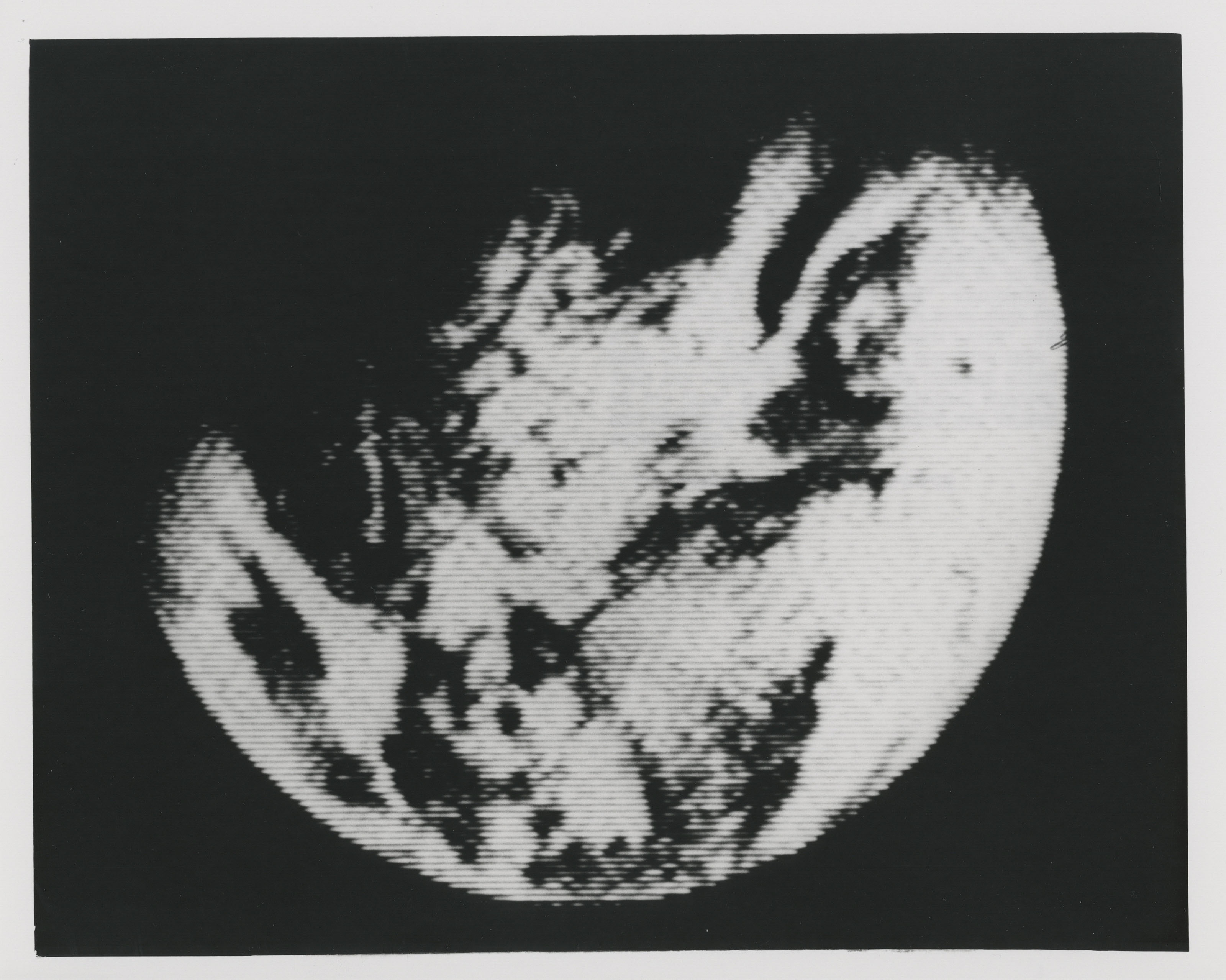 First live TV picture of the Planet Earth; Earth first seen by humans ...