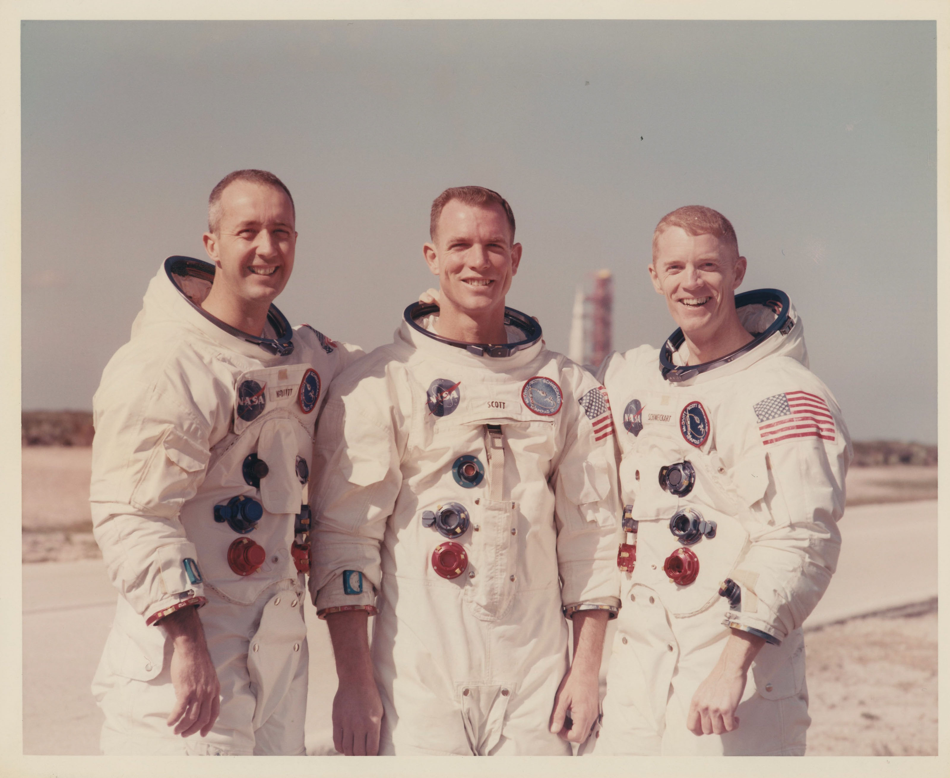 Portraits of the crew; preparations, training and equipment for the ...