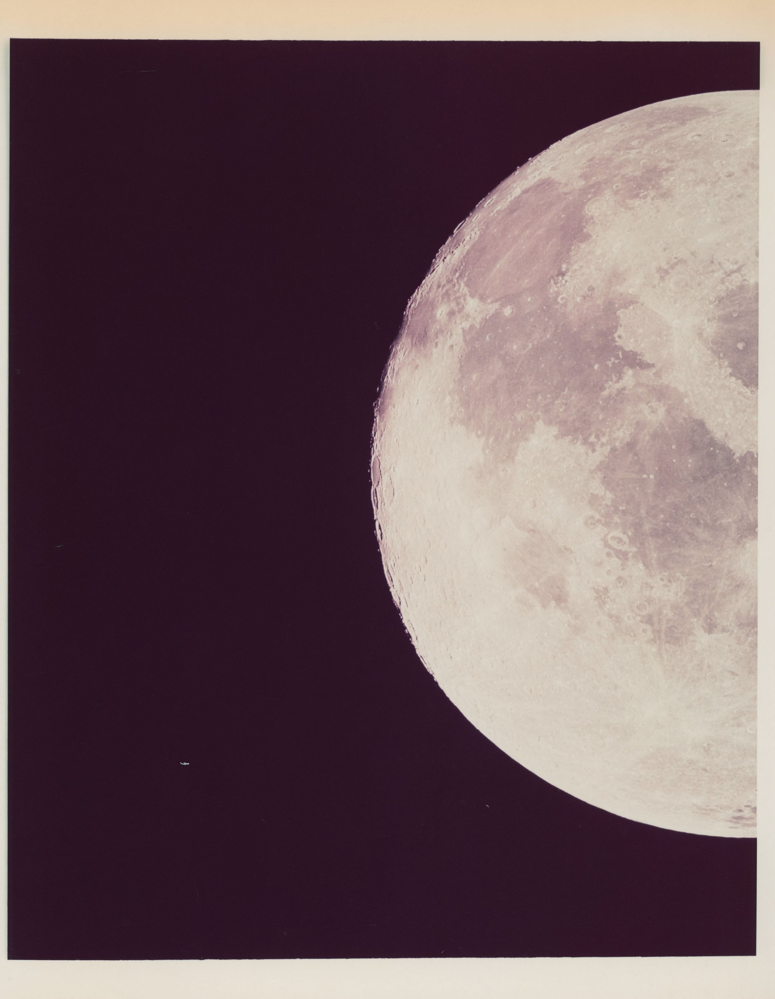 Views after transearth injection: half of the full Moon; the lunar ...