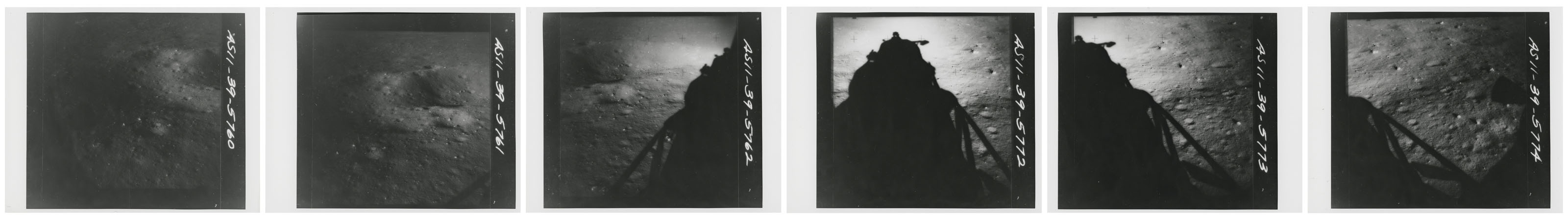 Panoramic sequence of the landing site from both windows of the LM ...