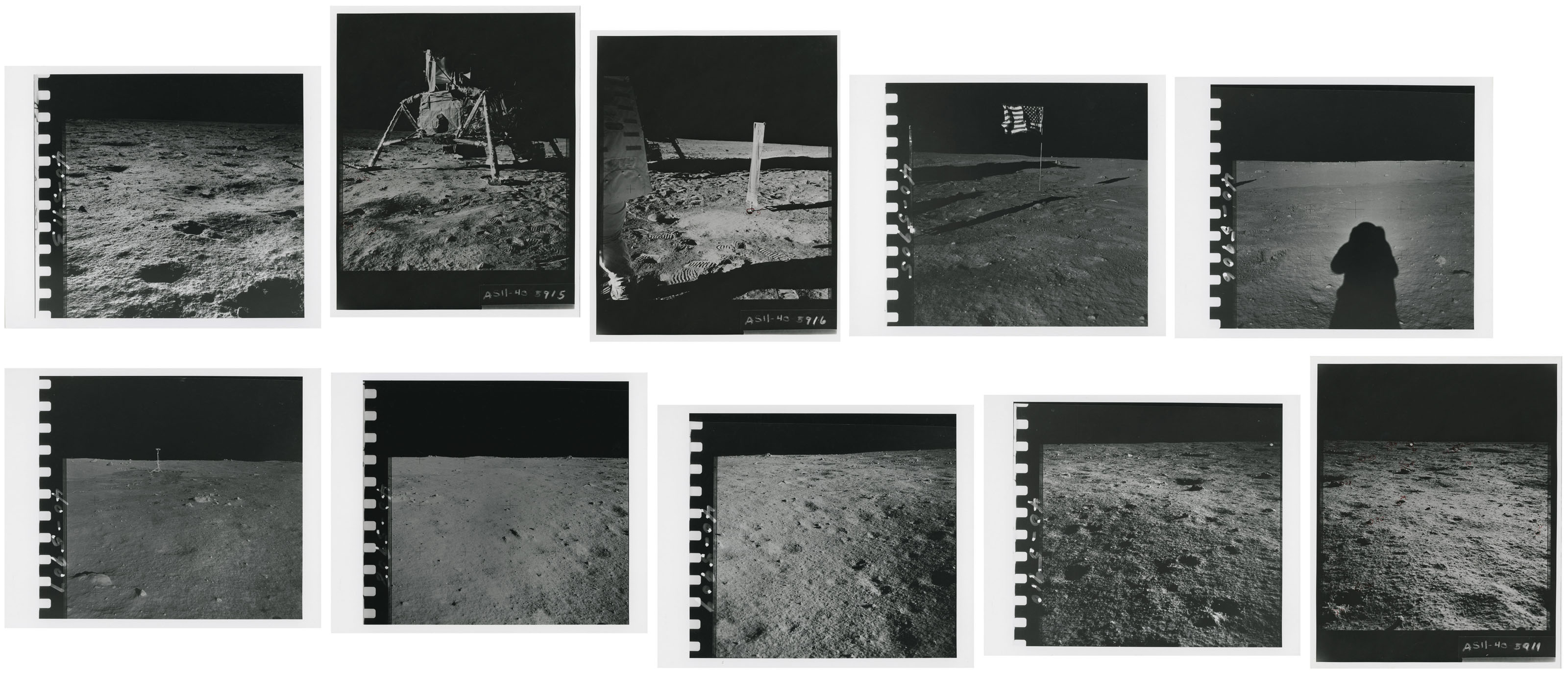 360° panoramic sequence of the Tranquillity Base landing site, July 16 ...