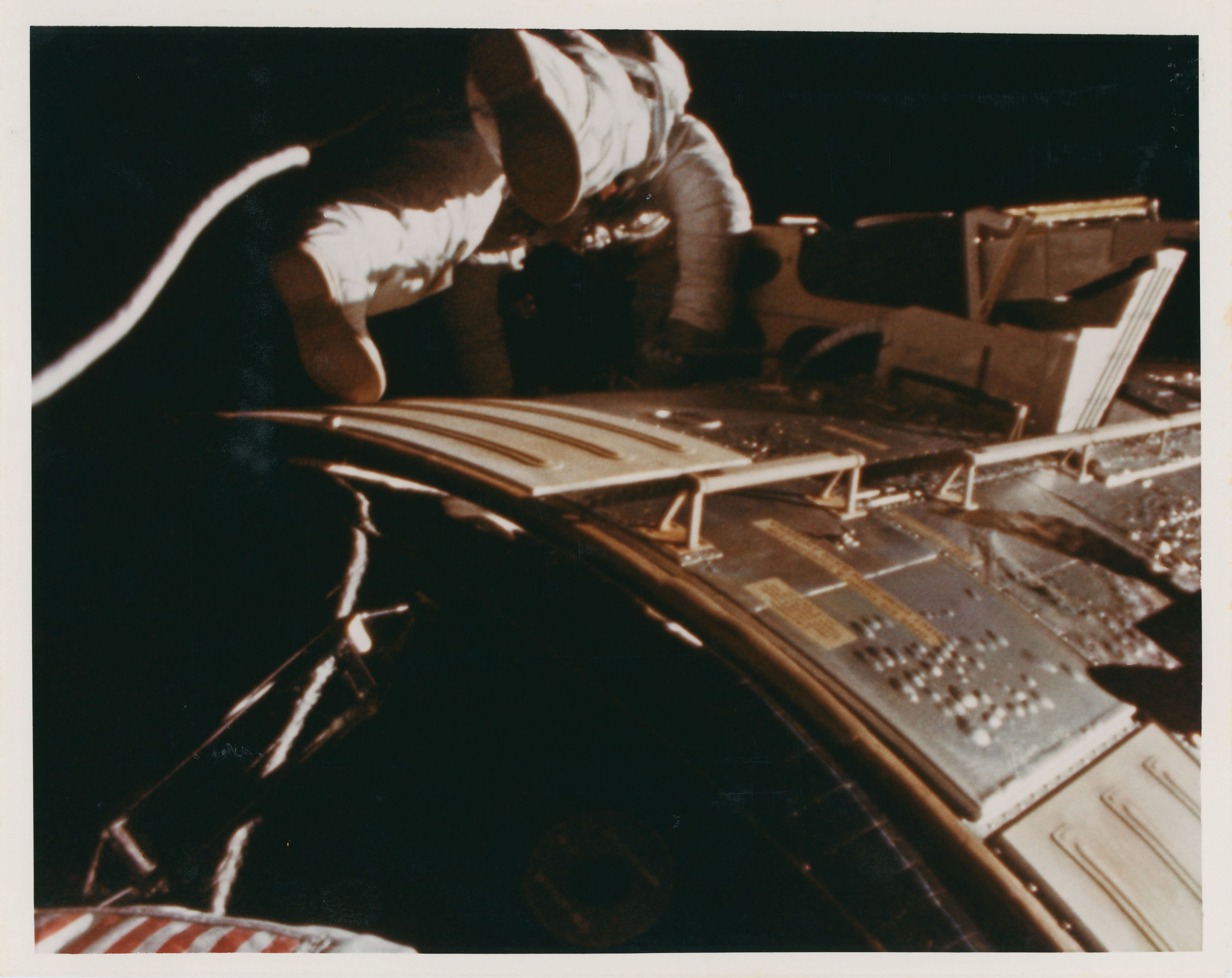 Views of Alfred Worden’s historic first deep space EVA; telephotograph ...