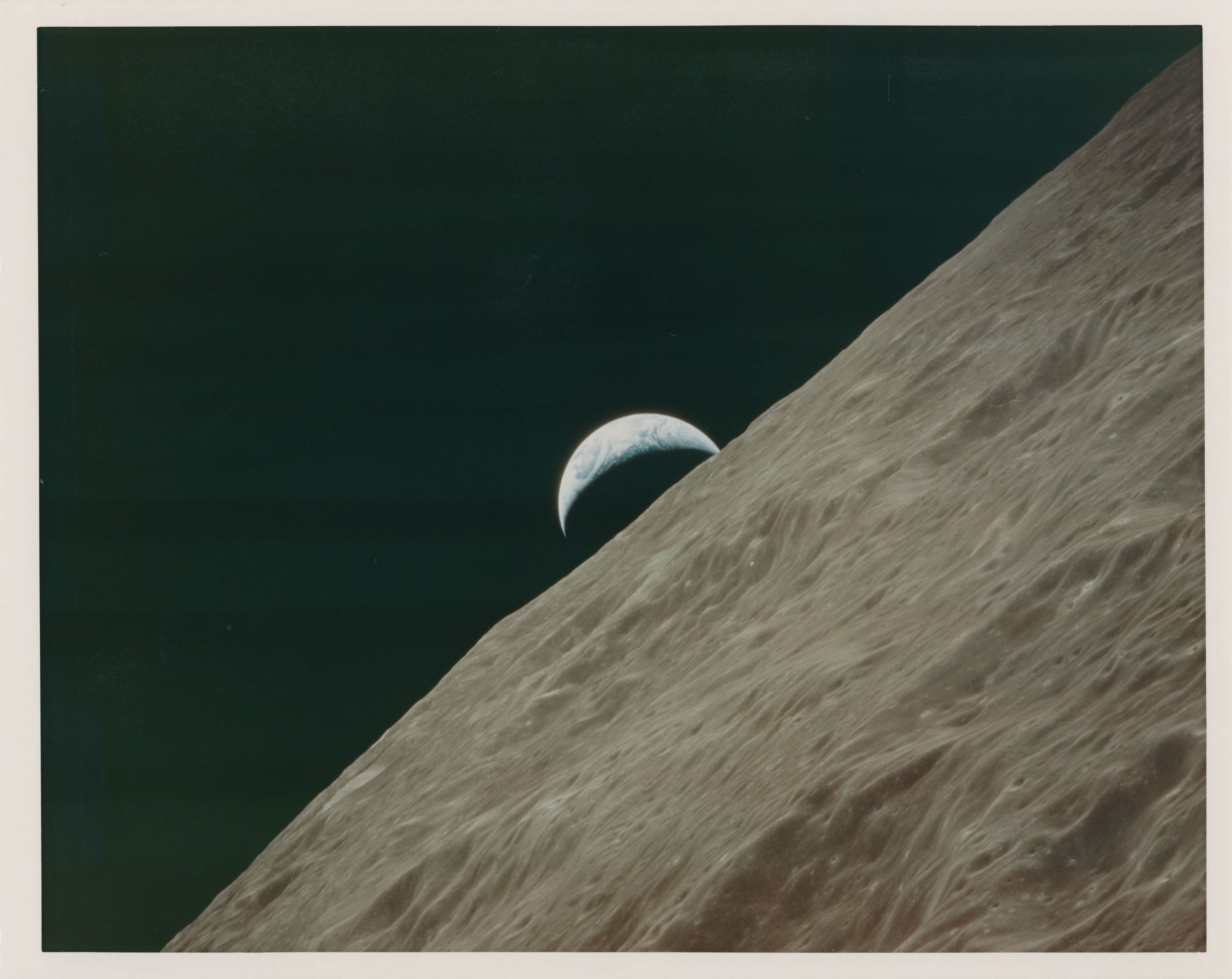 Crescent Earthrise, December 7-19, 1972, Ronald Evans [Apollo 17 ...
