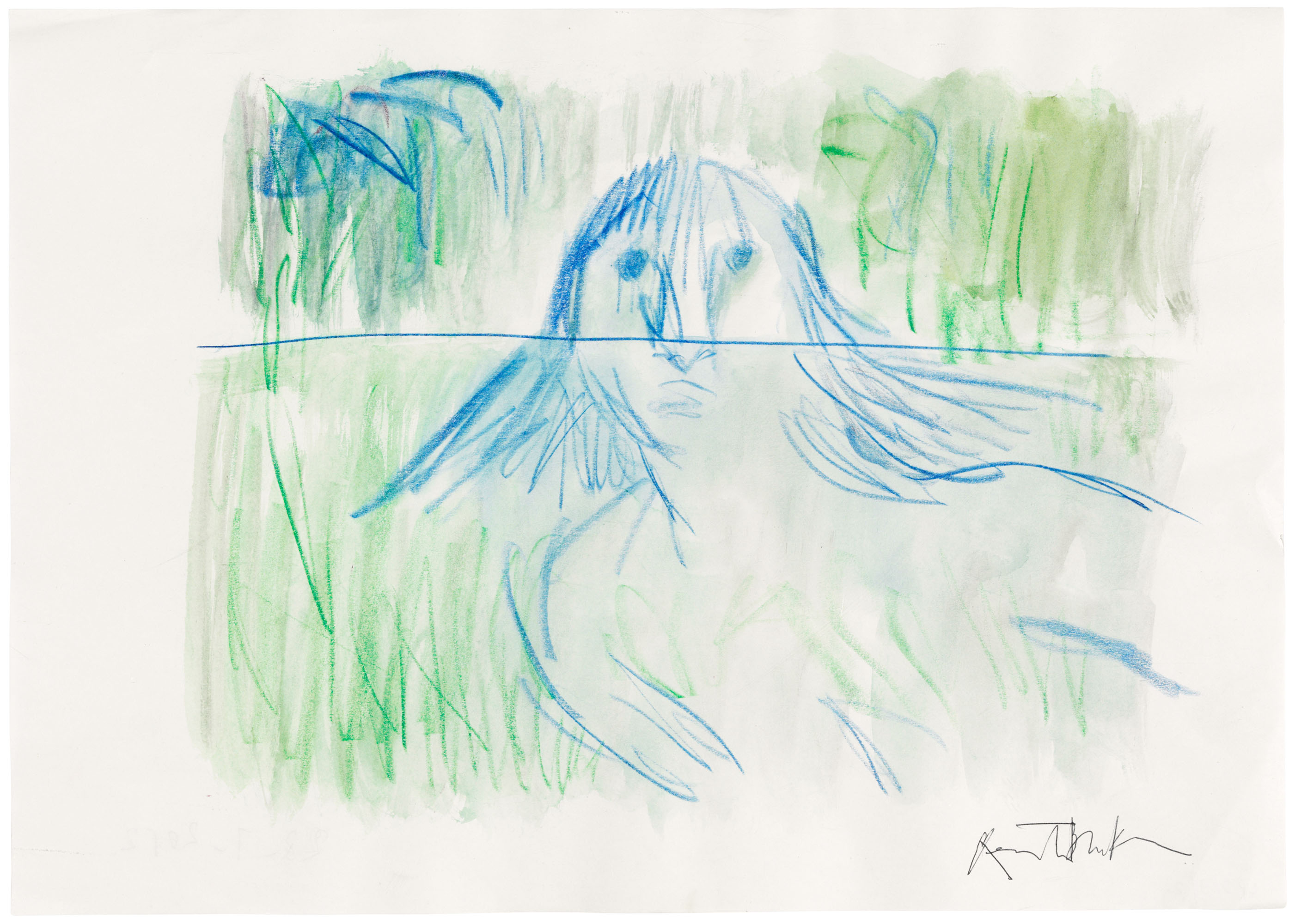 Quentin Blake (b. 1932), Woman in water | Christie’s