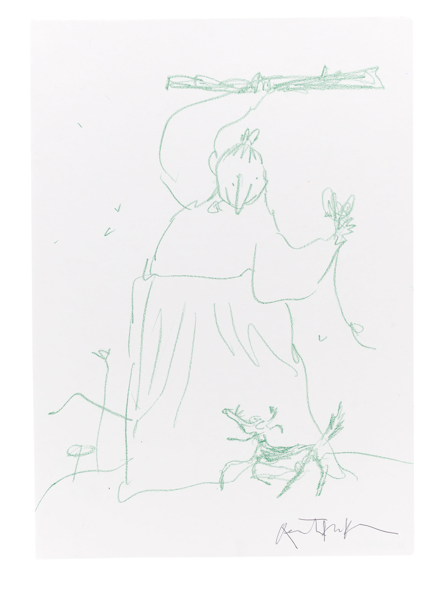 Quentin Blake (b. 1932), Ladies and their Dogs #20 | Christie’s