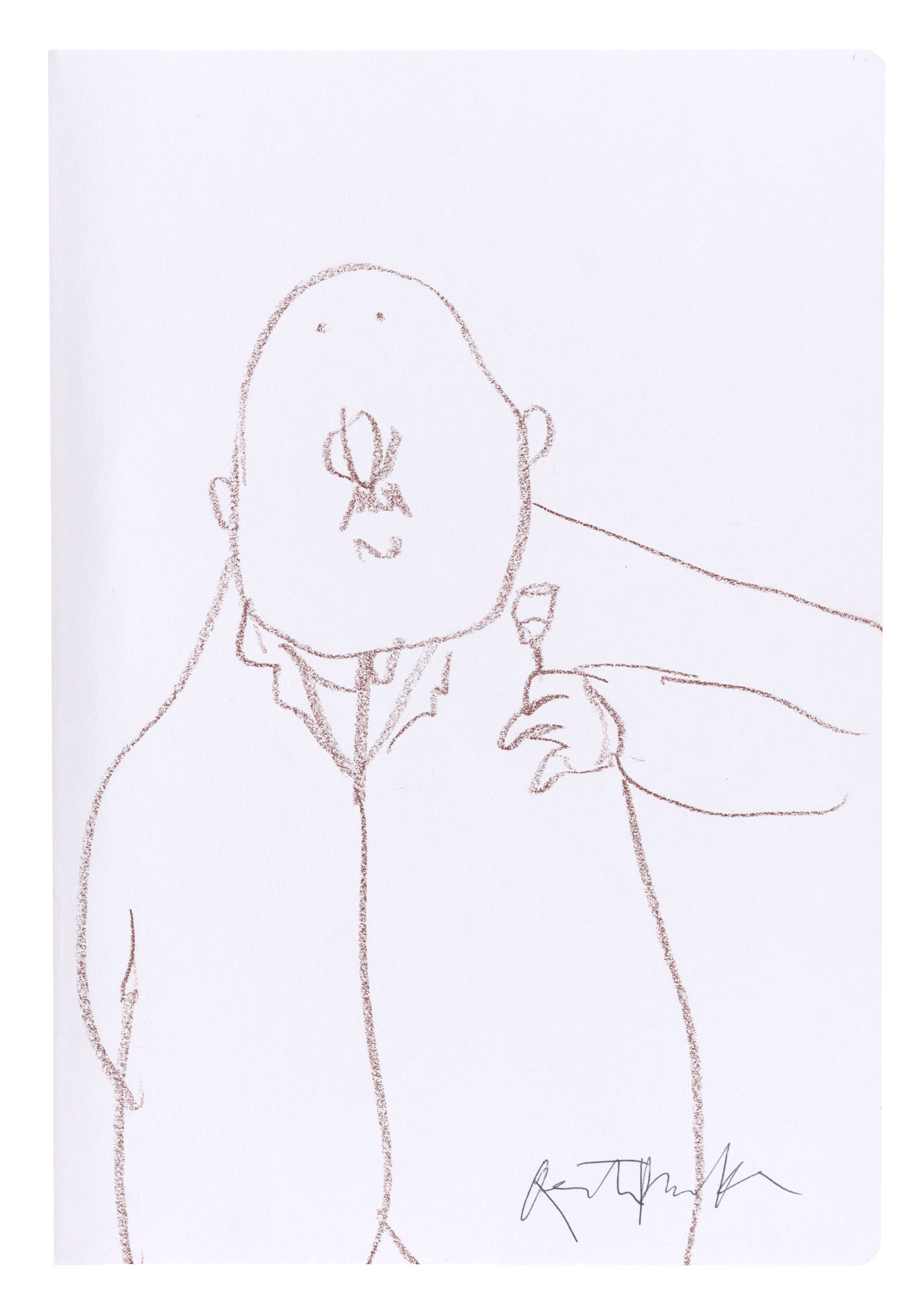 Quentin Blake (b. 1932), Men with wine glasses #12 | Christie’s