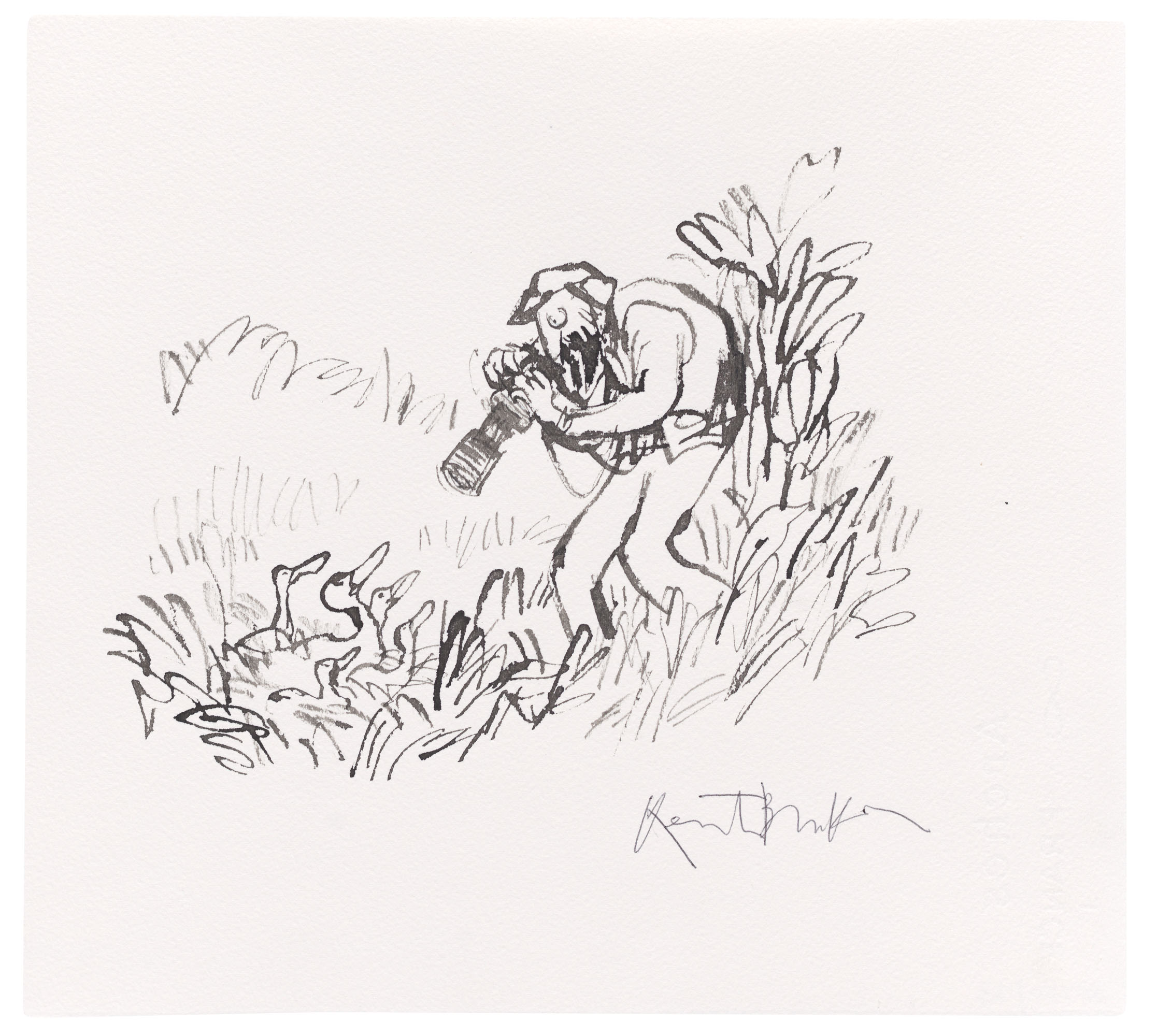 Quentin Blake (b. 1932), Wildlife Artists of the Year #1 | Christie’s