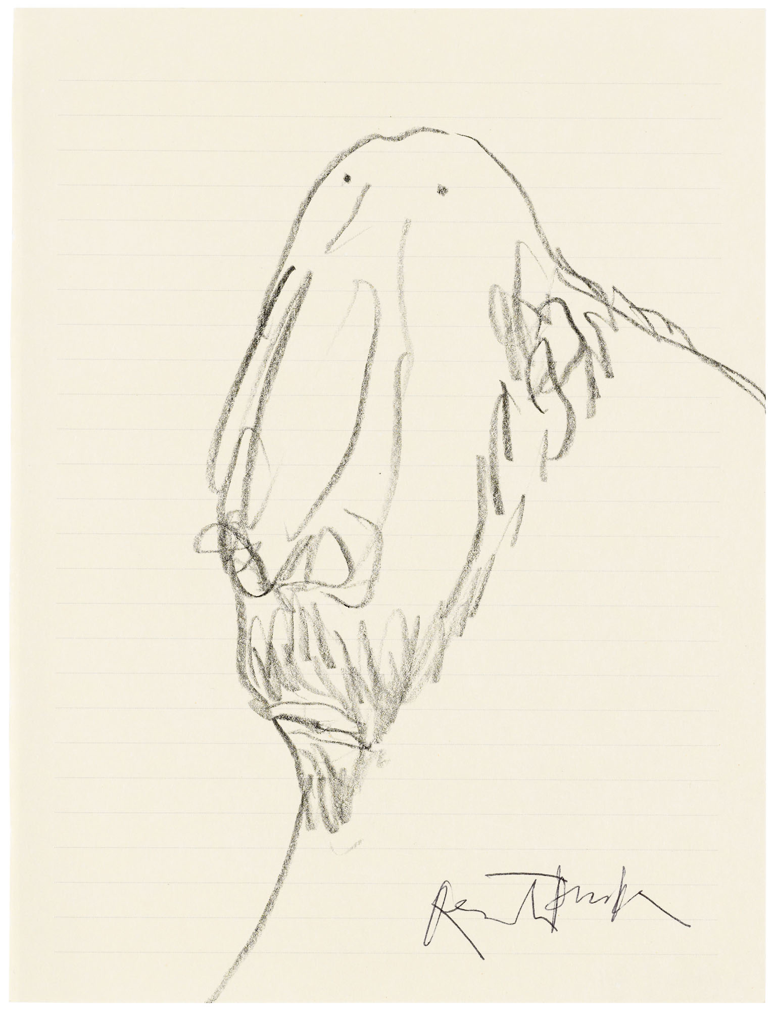 Quentin Blake (b. 1932), Pencil-line heads #16 | Christie’s