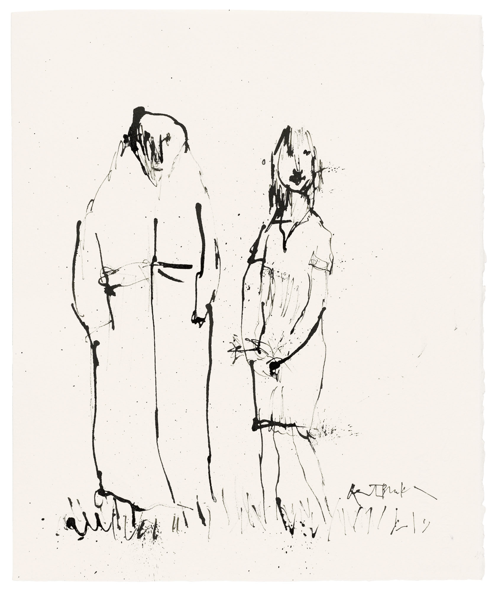 Quentin Blake (b. 1932), Drawings with quills #2 | Christie’s
