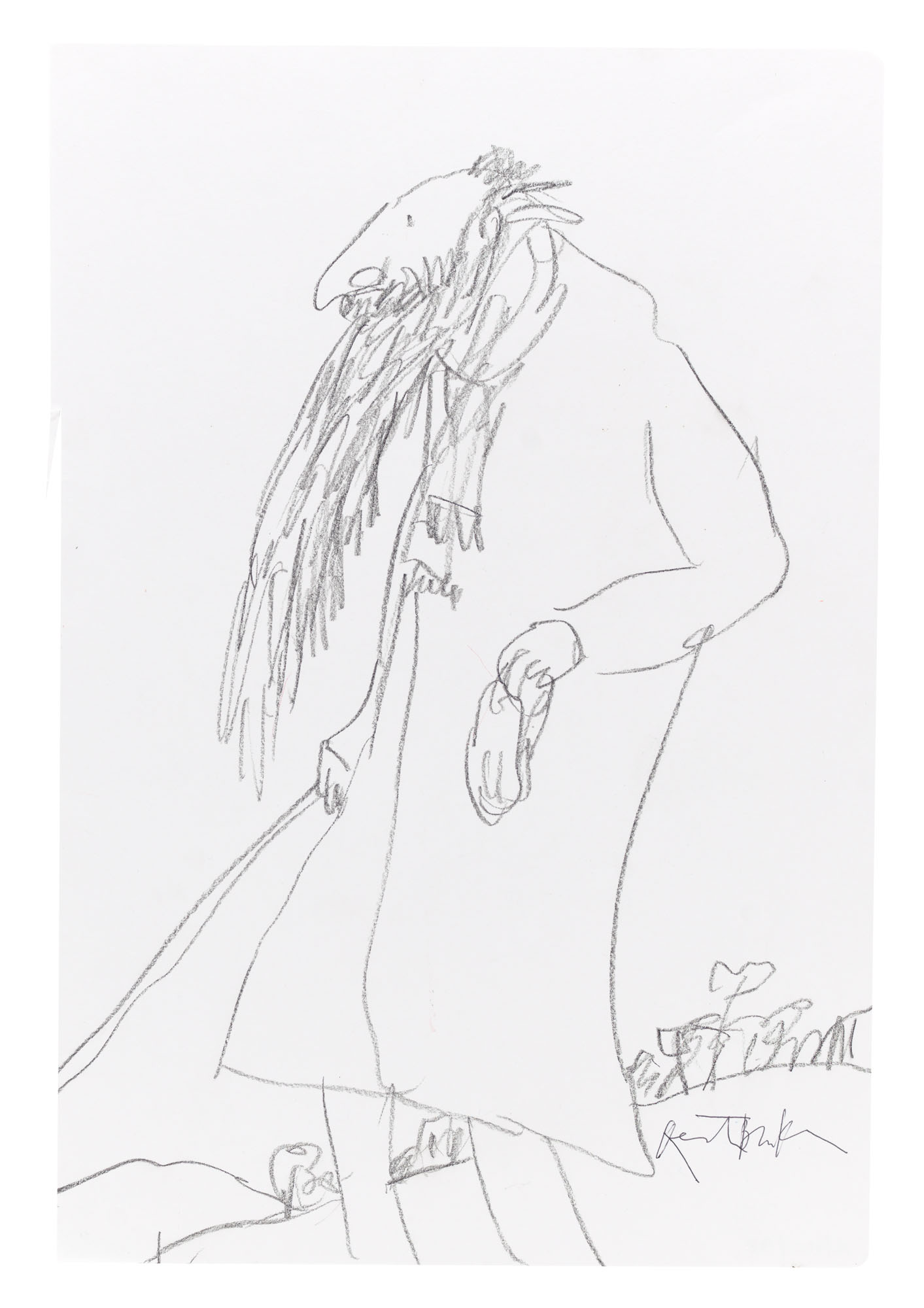 Quentin Blake (b. 1932), Serious men with beards #1 | Christie’s