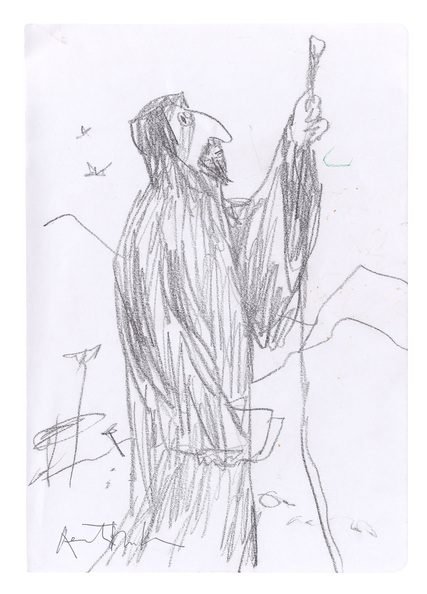 Quentin Blake (b. 1932), Serious men with beards #2 | Christie’s