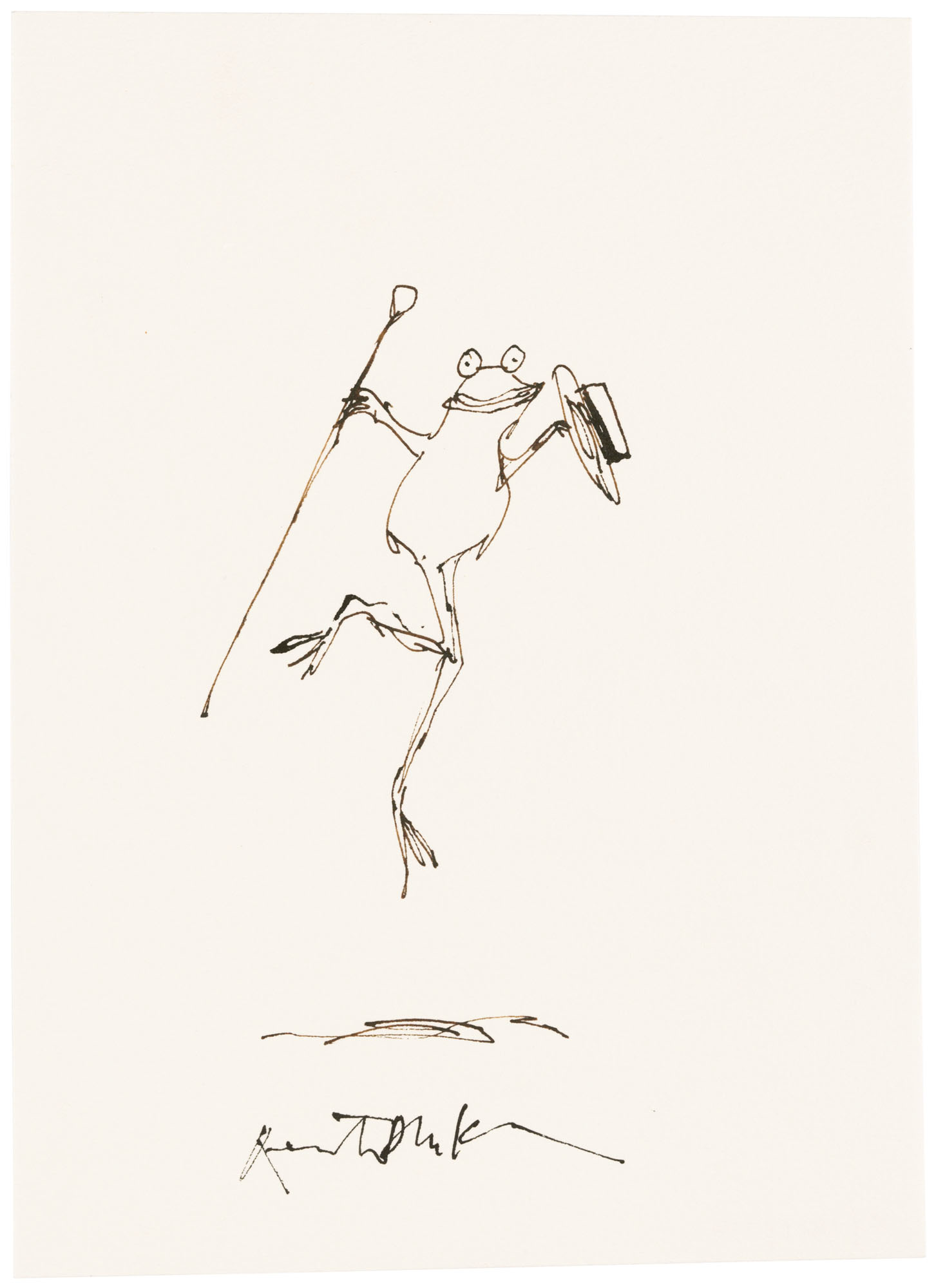 Quentin Blake (b.1932), The Dancing Frog | Christie’s