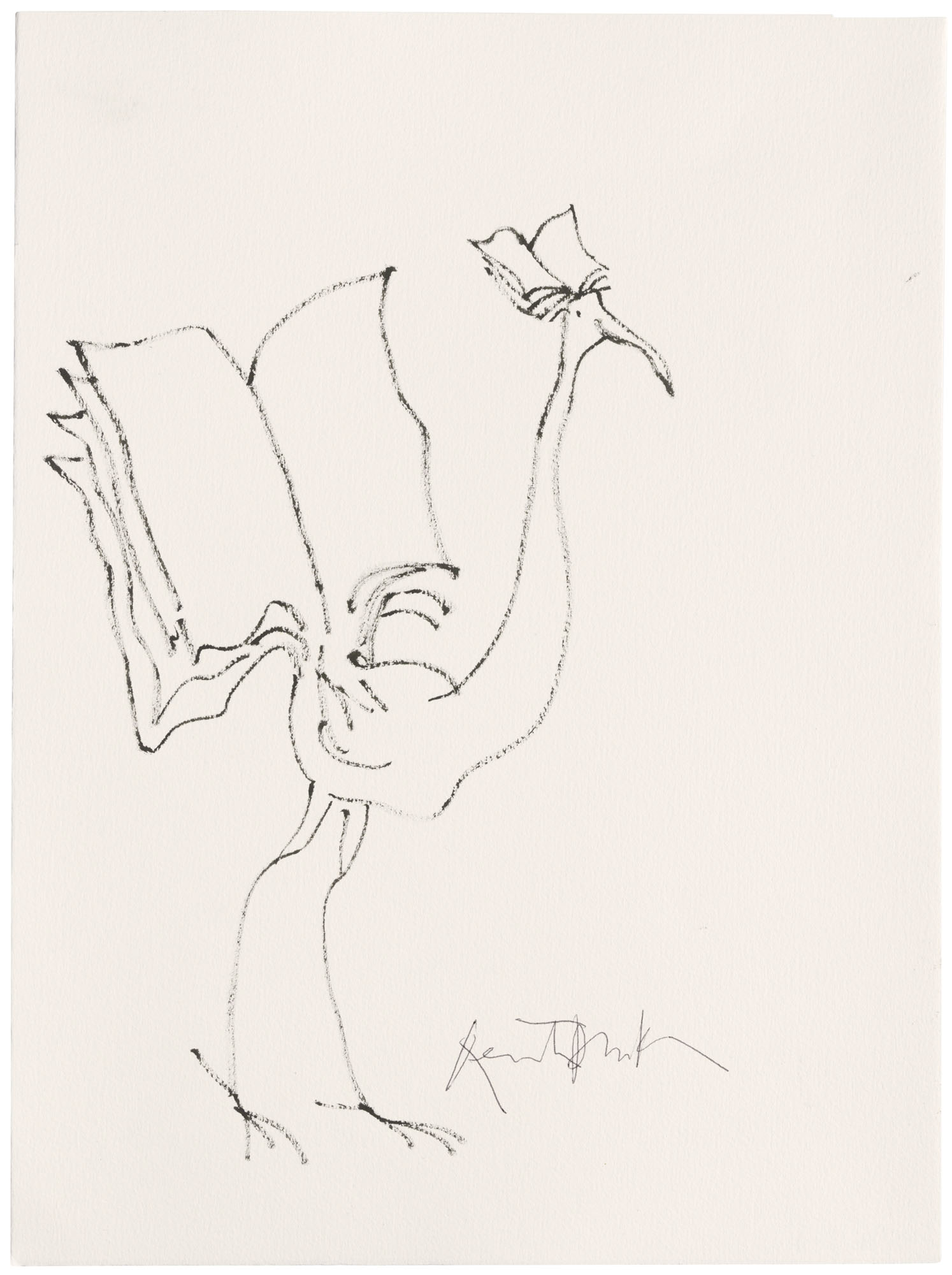 Quentin Blake (b. 1932), A bookish bird | Christie’s