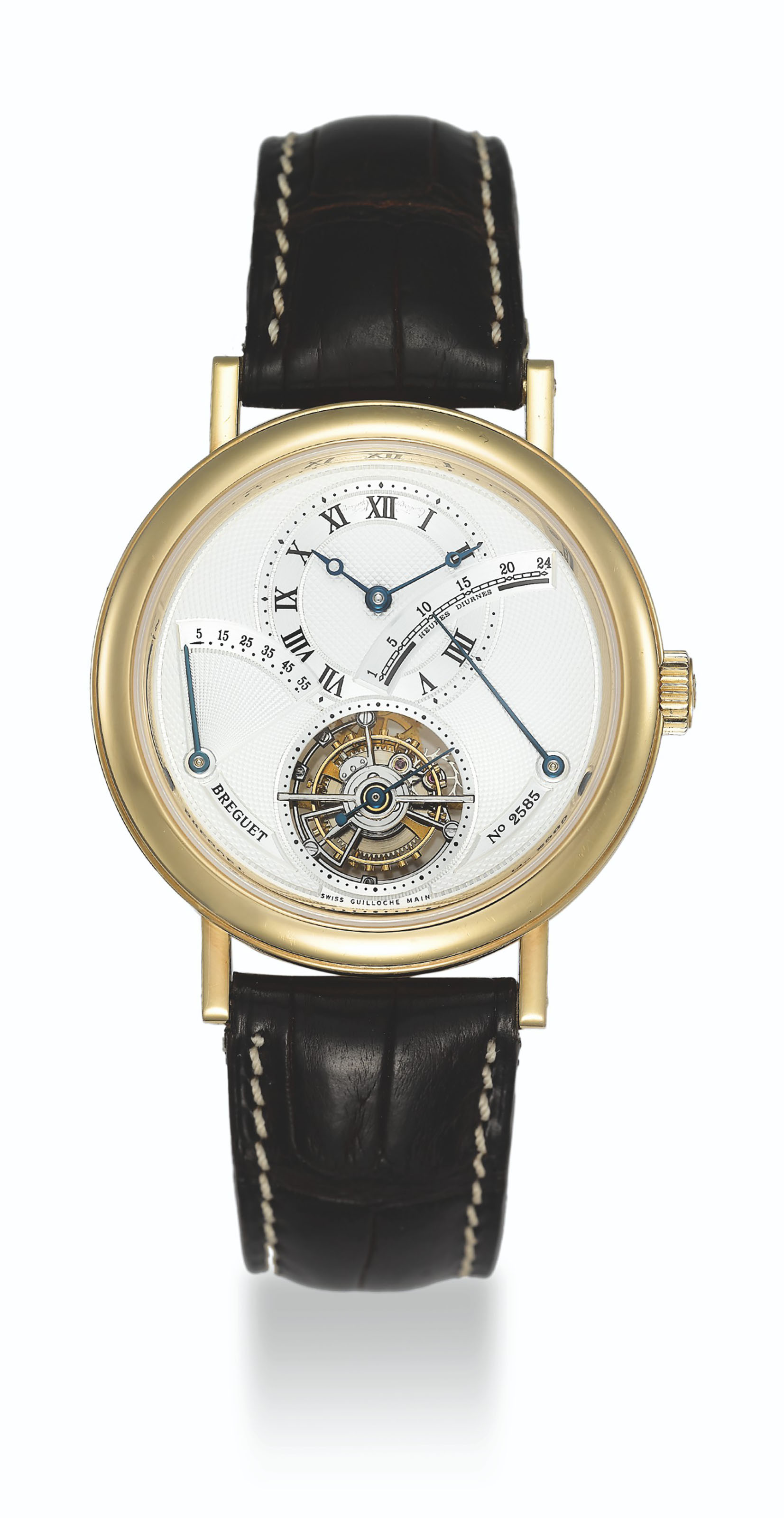 BREGUET, GOLD TOURBILLON GRAND COMPLICATIONS, REF. 3657, MOVEMENT NO ...