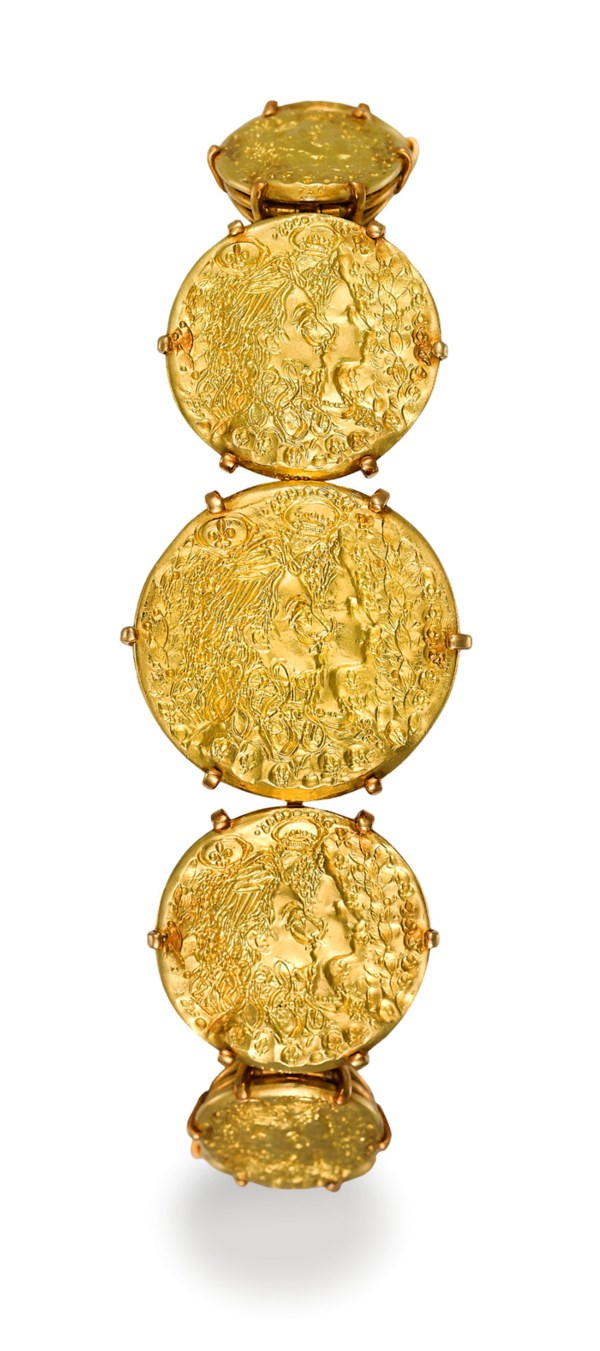 PIAGET, GOLD “DALI D’OR” BRACELET WATCH WITH MATCHING RING, MOVEMENT NO ...